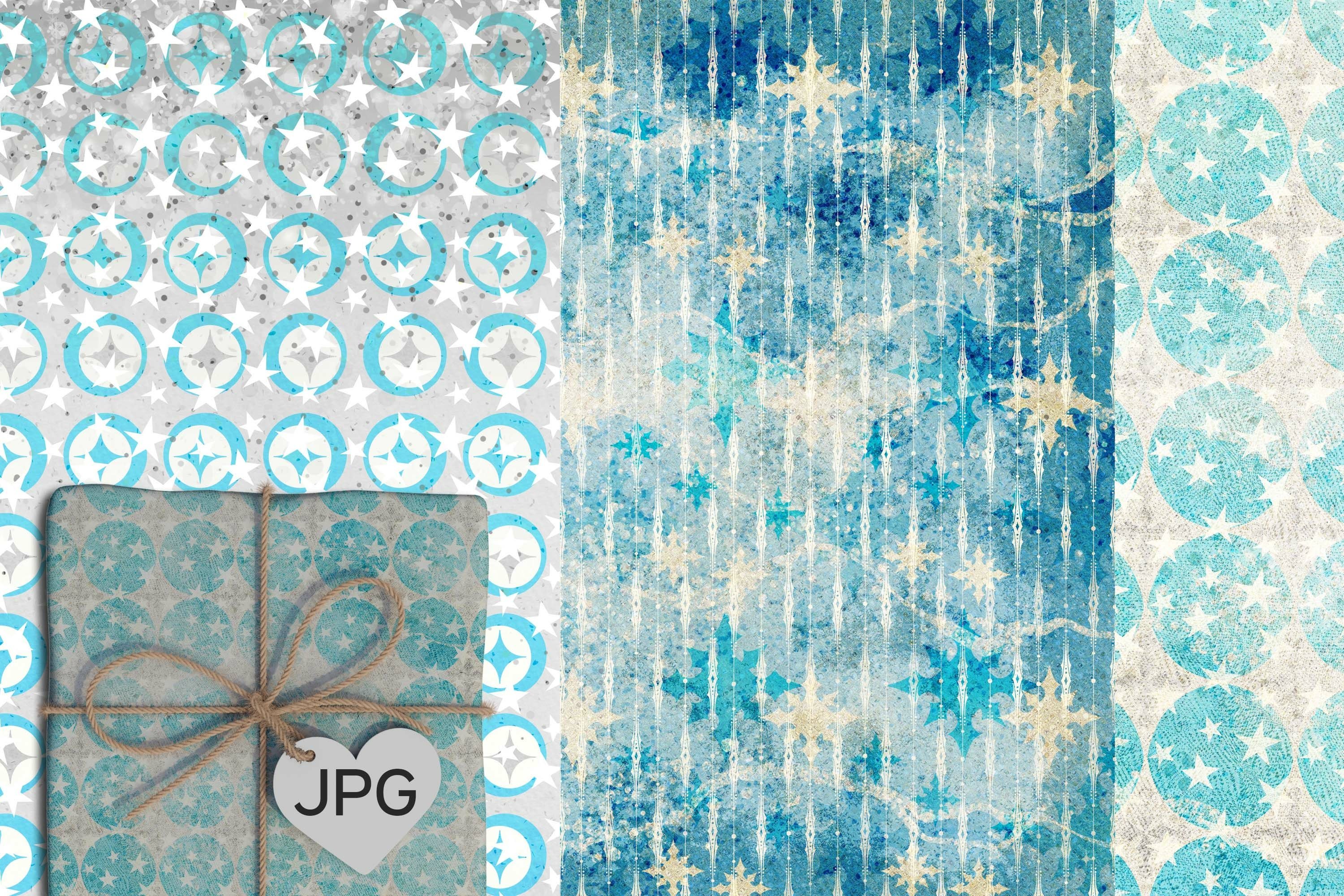 Blue Scrapbook Paper Texture