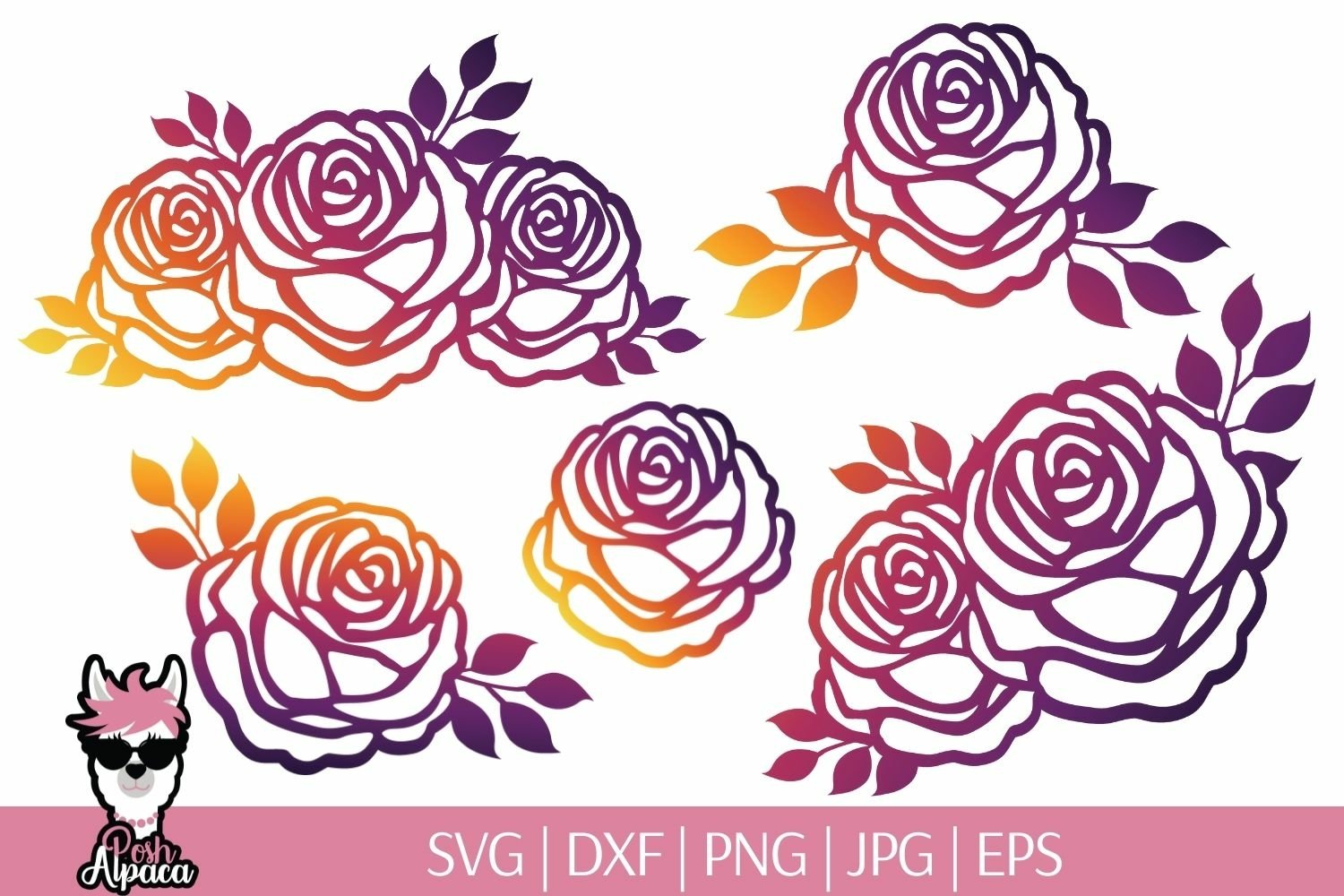 Rose svg bundle