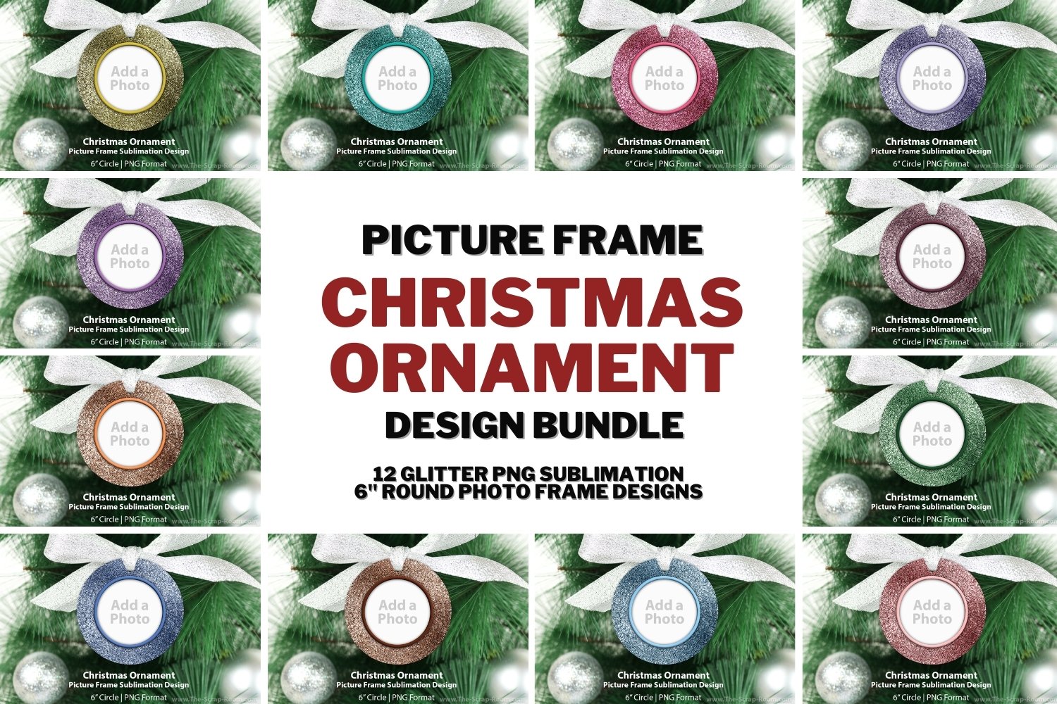 Christmas Ornament Border Png