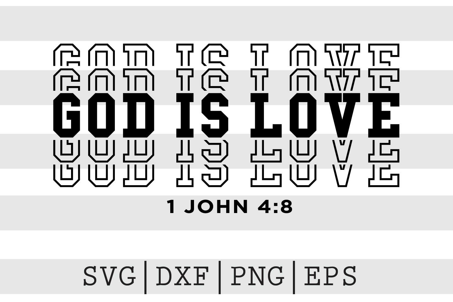 God is love SVG (1807120) | SVGs | Design Bundles