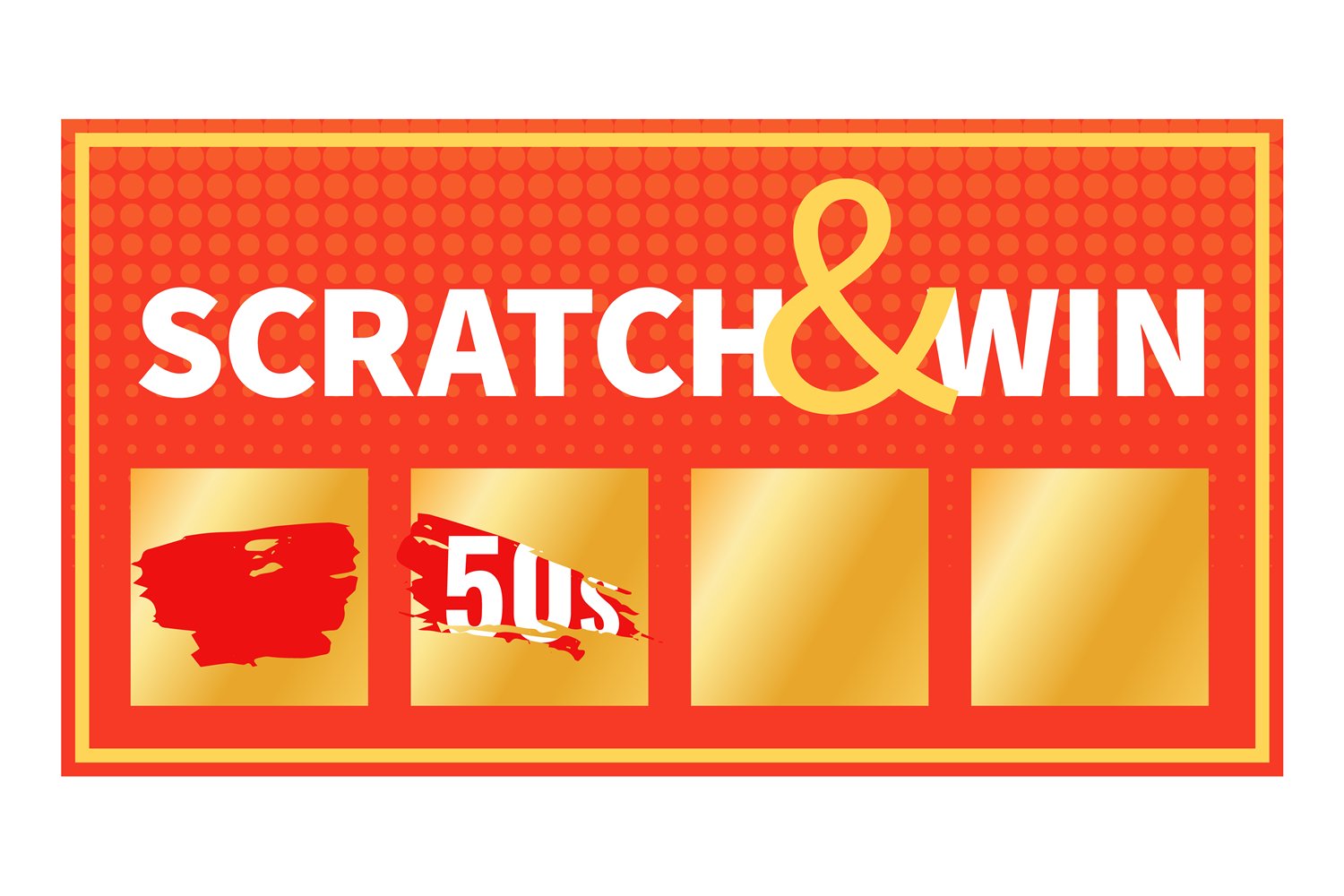 Scratch Lottery Ticket Template