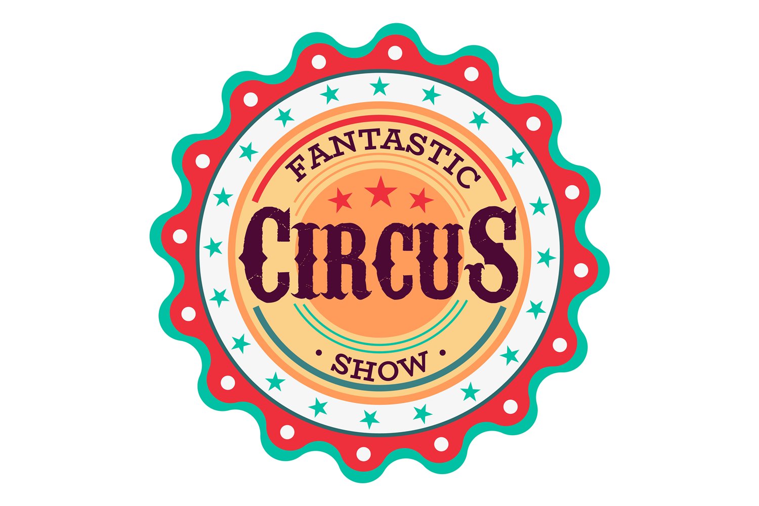 Round Vintage Logo