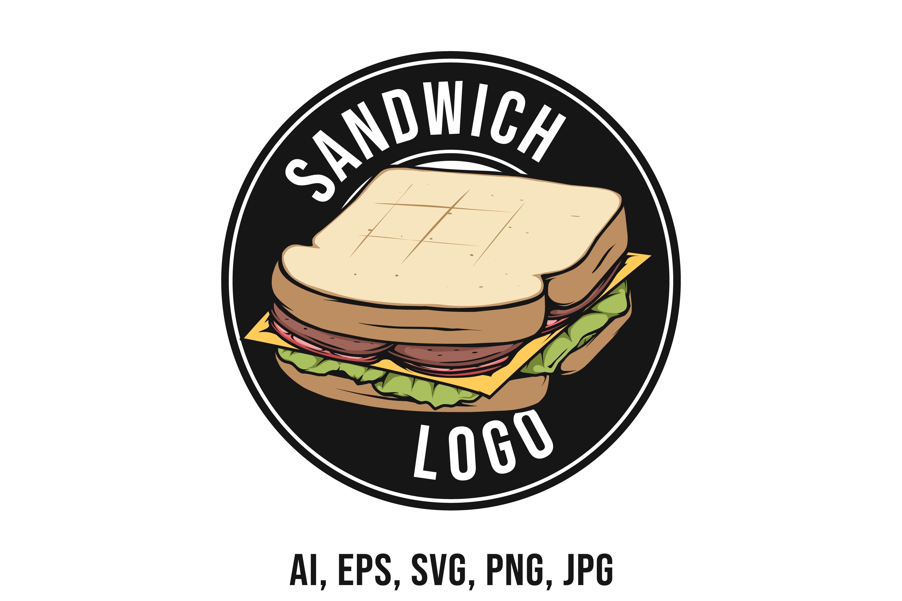 Sandwicherie Logo ArtStation Chicken Sandwich Logo