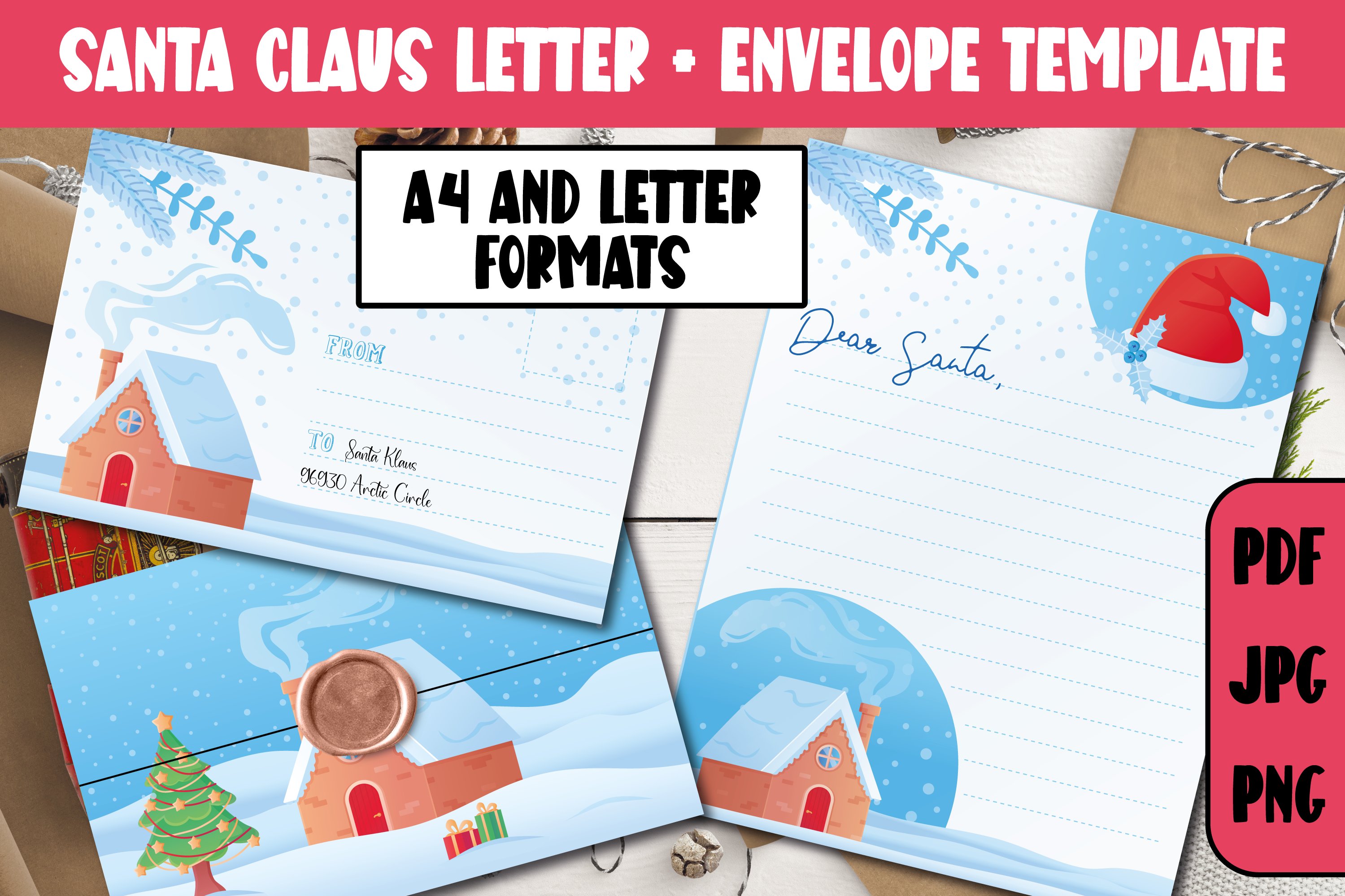 A4 Envelope Template Png