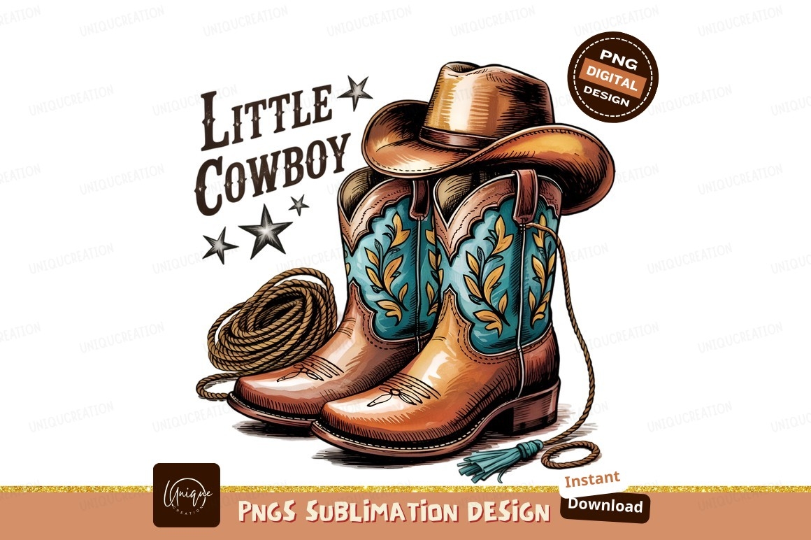 Cowboy Boot Design Png
