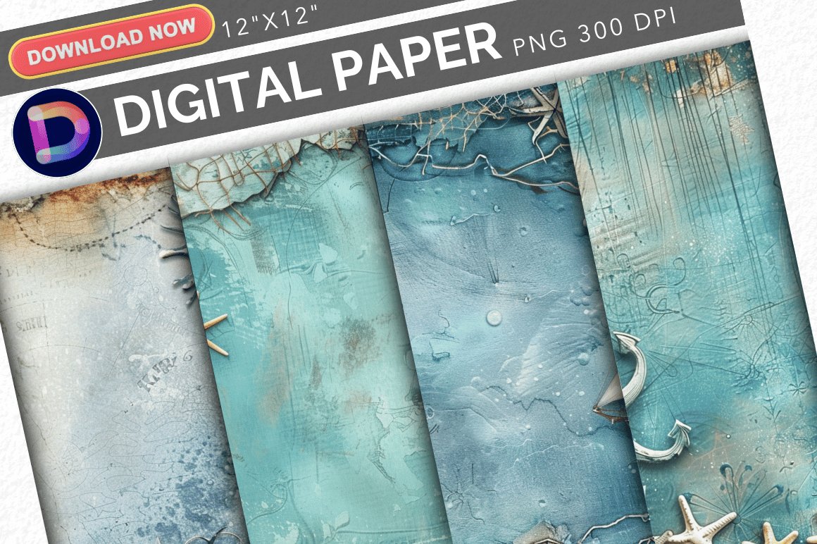 Nautical Digital Scrapbook