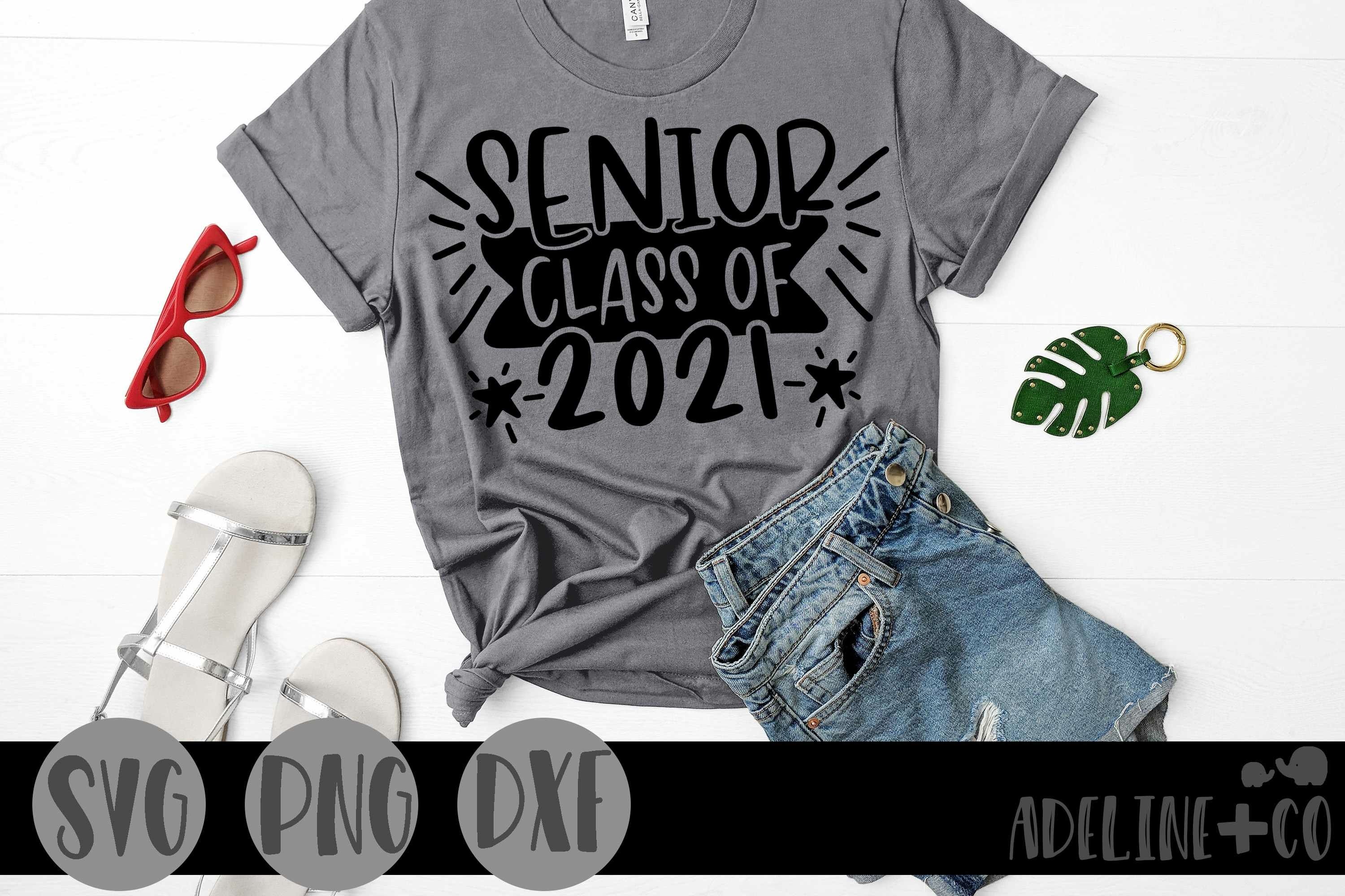 Senior, Class of 2021, Graduation, SVG, PNG, DXF (1369298) | SVGs ...