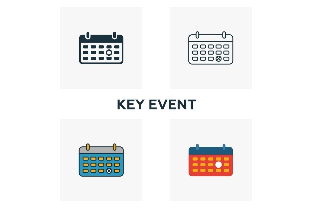Key Event icon set (1763180) | Icons | Design Bundles