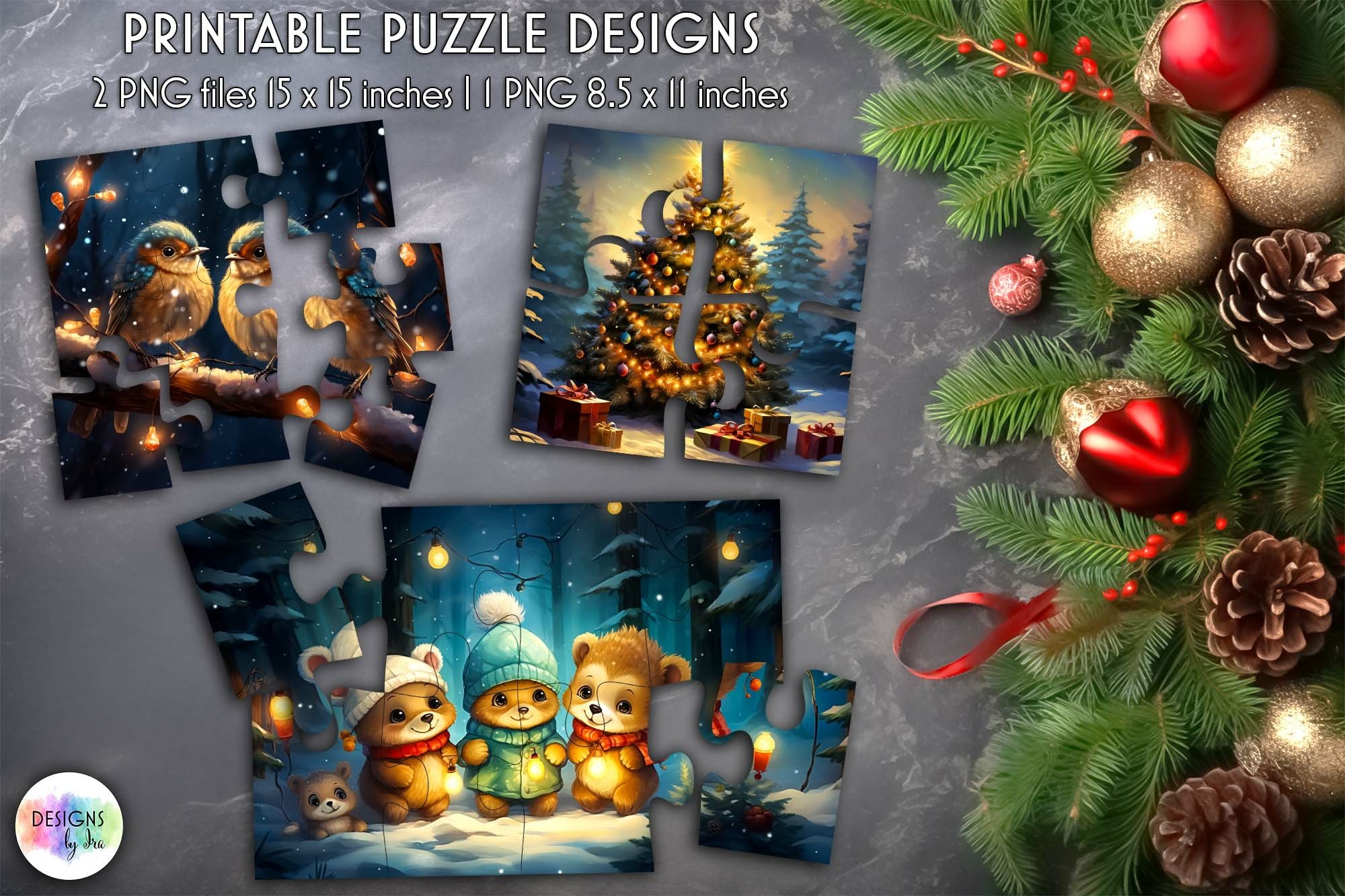 Printable Christmas Puzzles