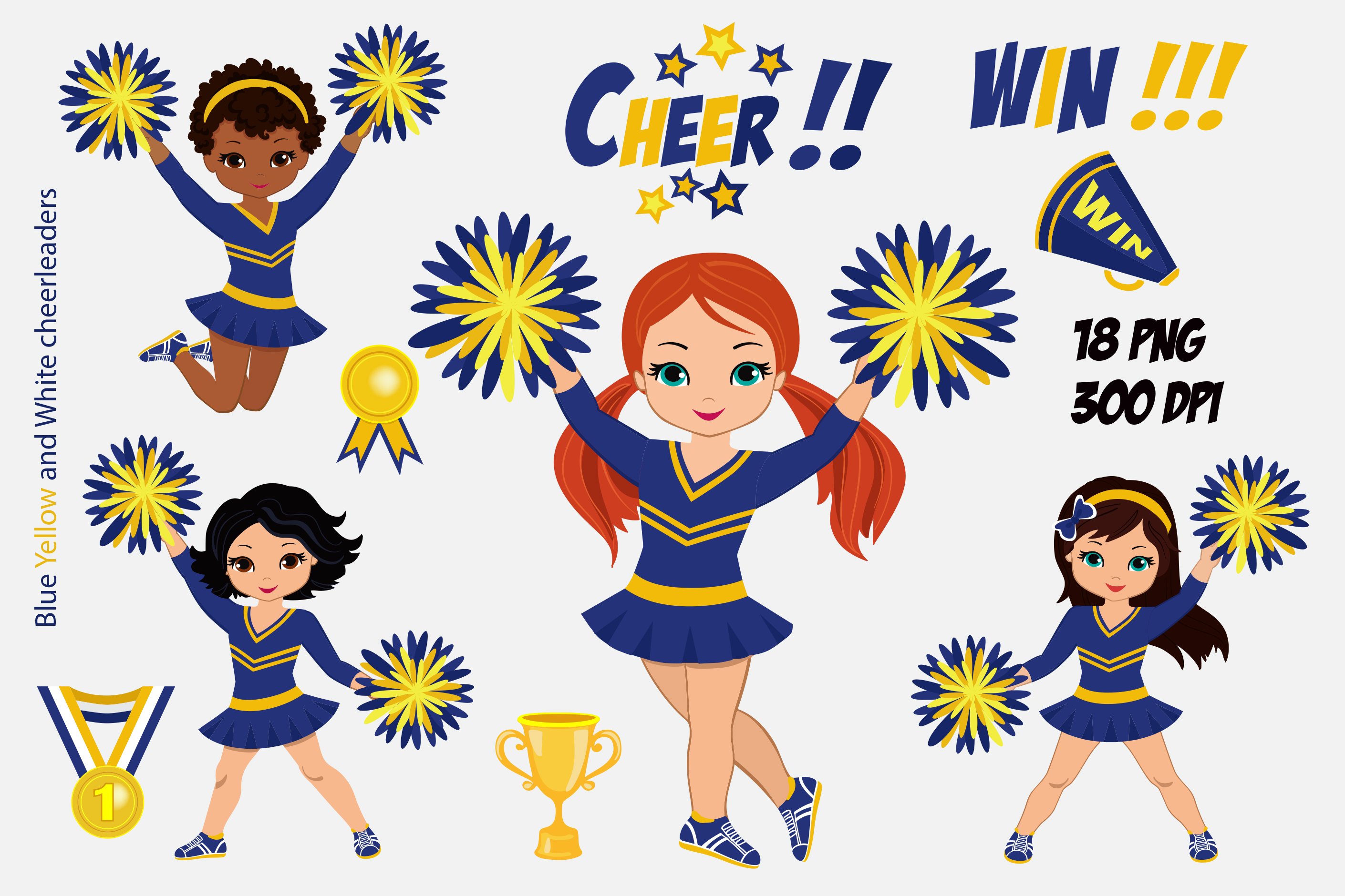 Clipart équipe De Cheerleading