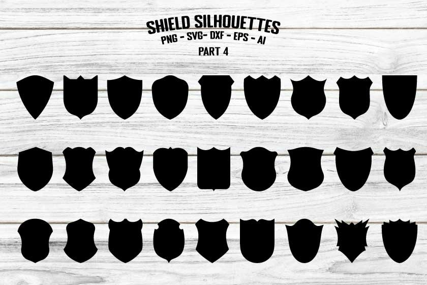 Shield Clip Art Black And White