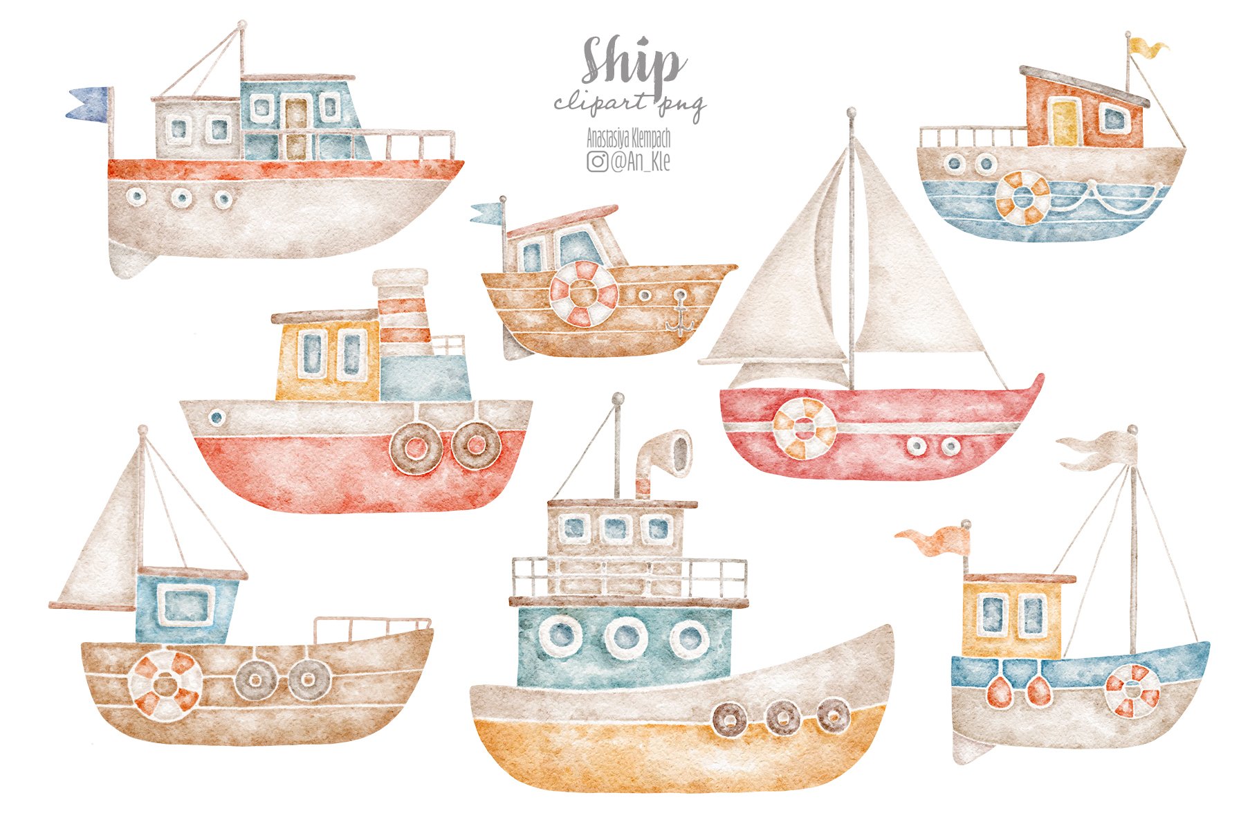 Simple Ship Clip Art