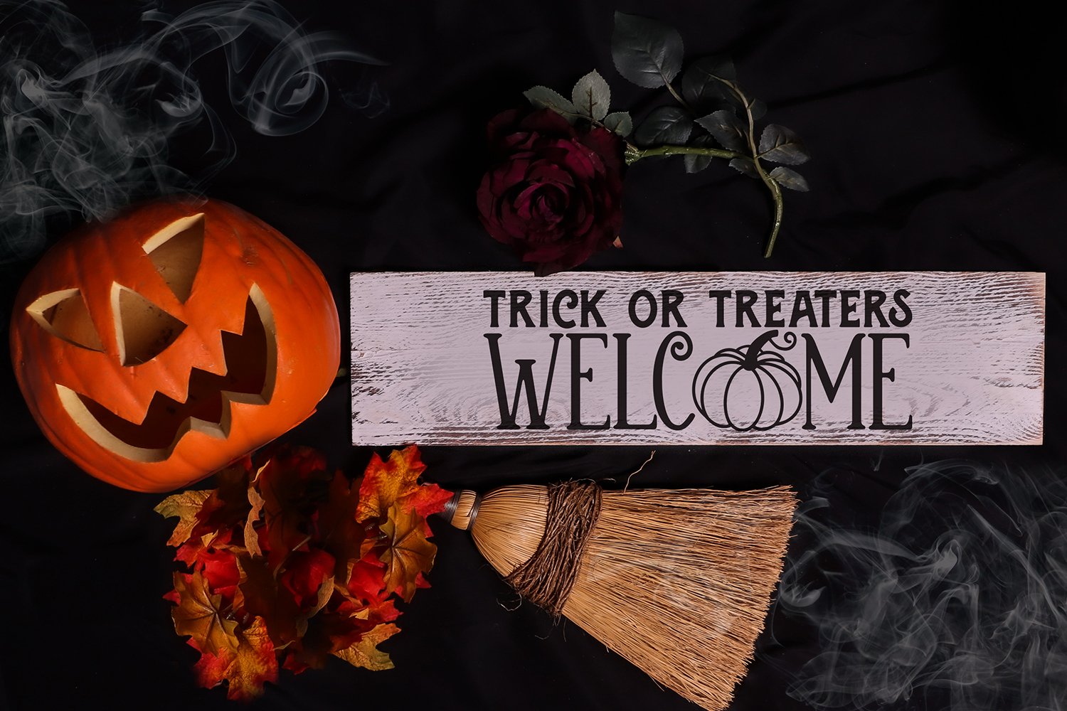 Trick Or Treaters Welcome Sign