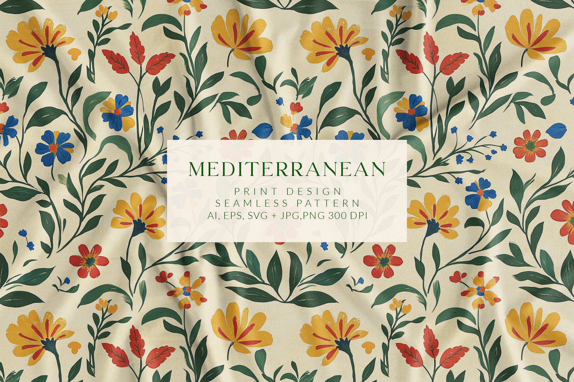 Mediterranean Art Pattern