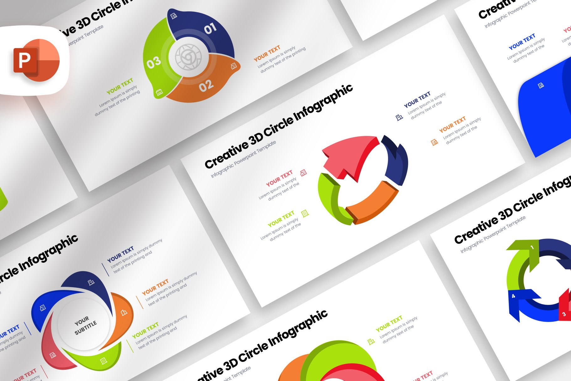 Kostenlose Infografik Powerpoint Vorlage