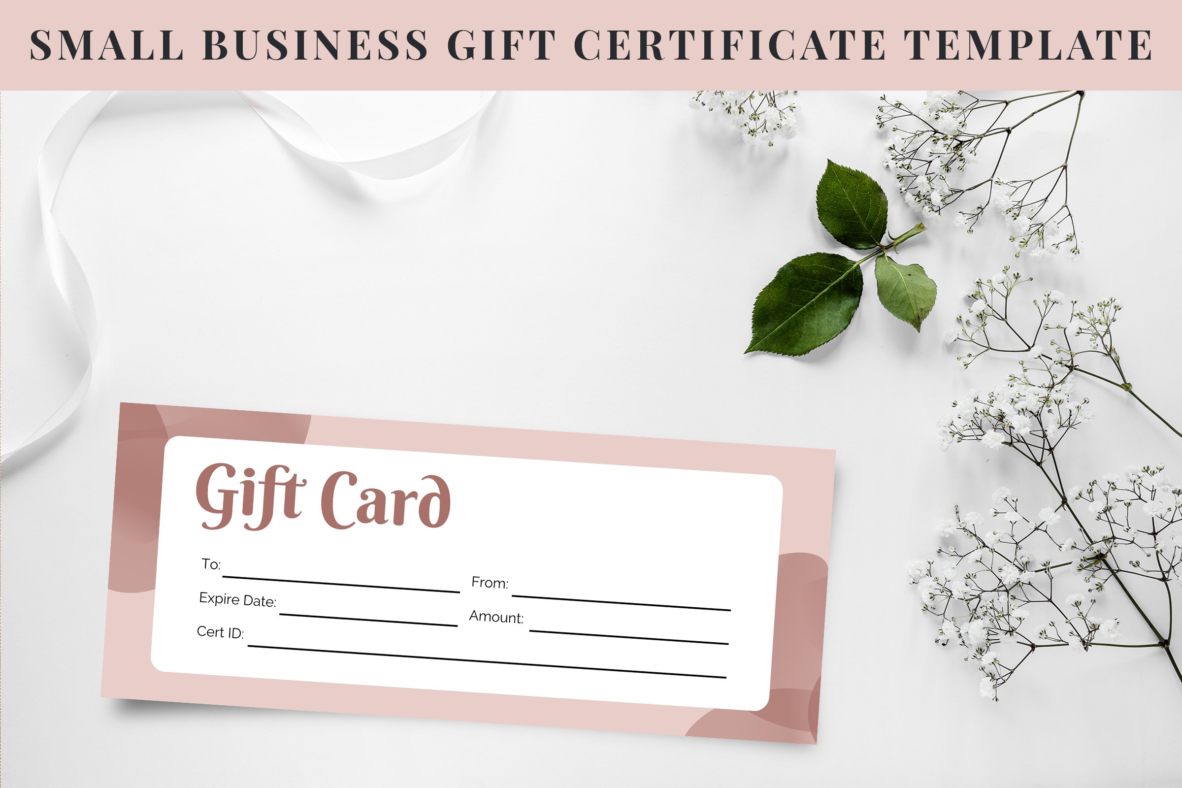 Business Gift Certificate Template