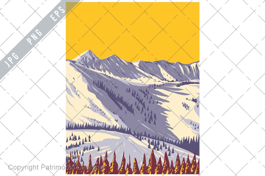 Snowbird Ski and Summer Resort at Hidden Peak in Utah WPA