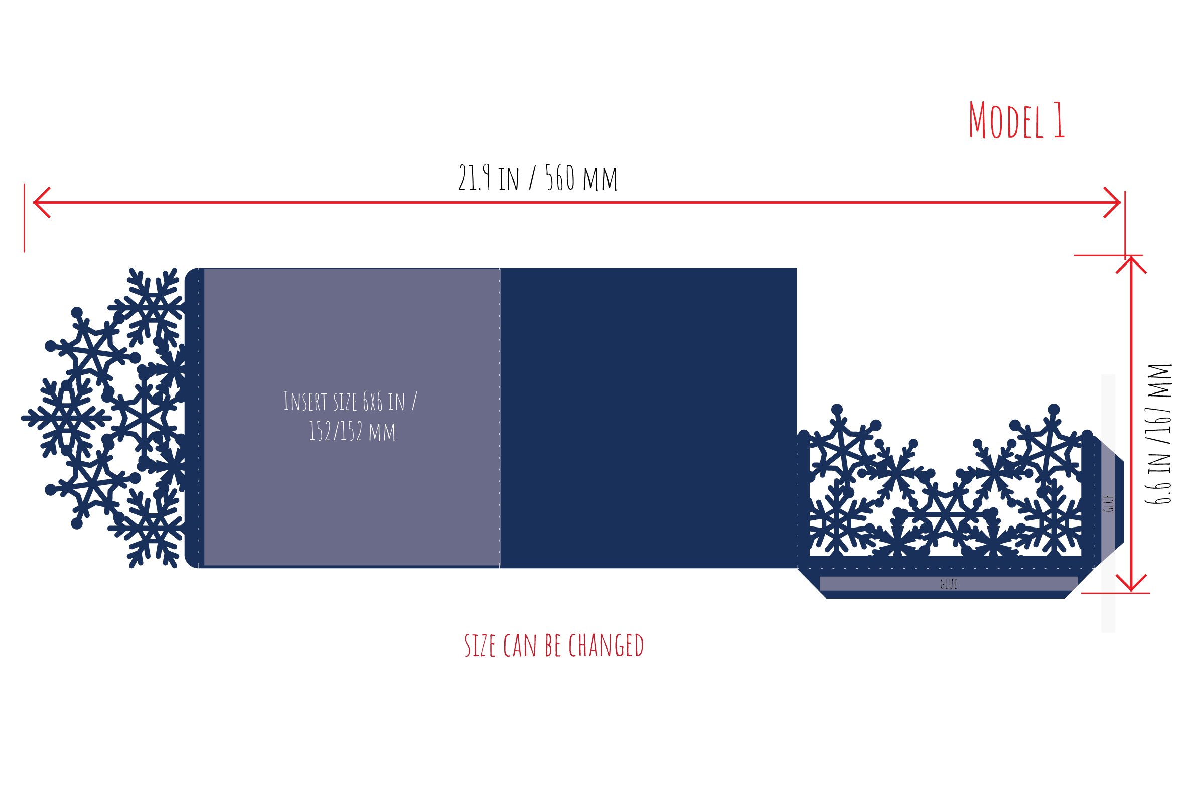 Wedding Invitation 6x6 Template