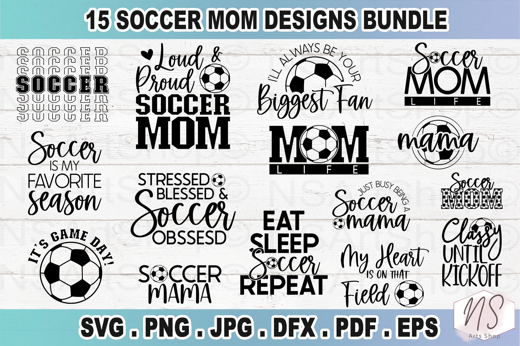 Soccer Mom Svg File And Printable Clipart To Make A Soccer Mom Shirt Or