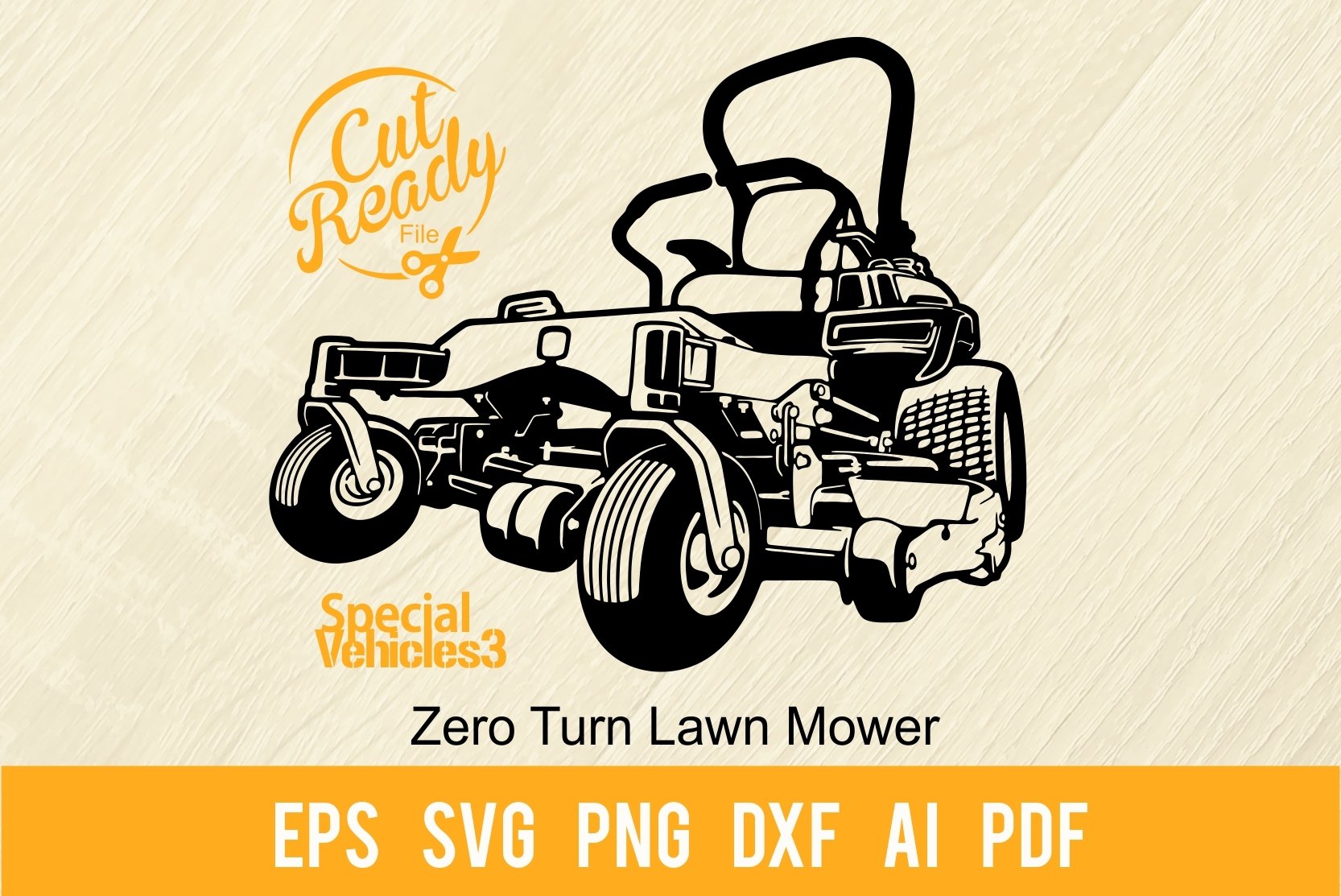 Zero Turn Lawnmower Clipart