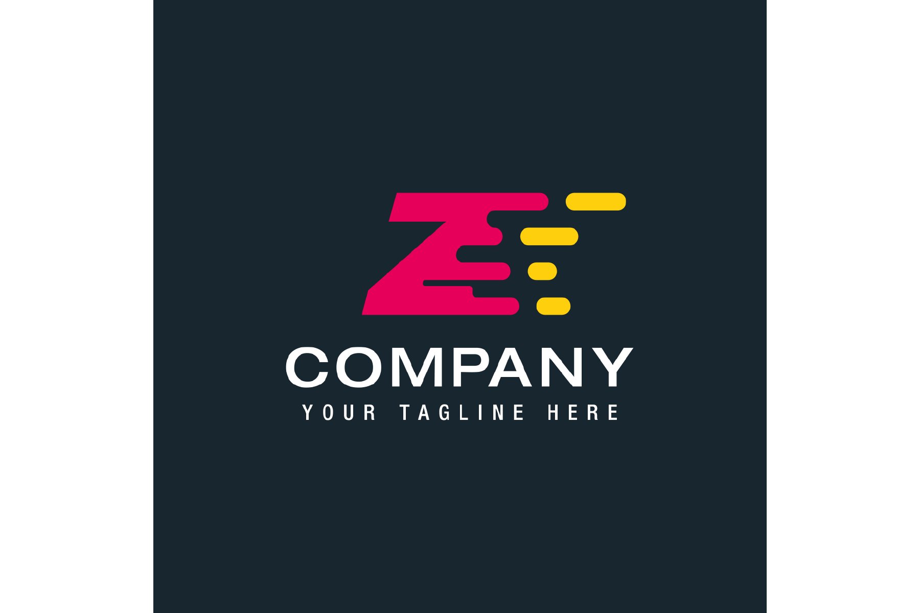Letter Z Delivery service logo for business identity