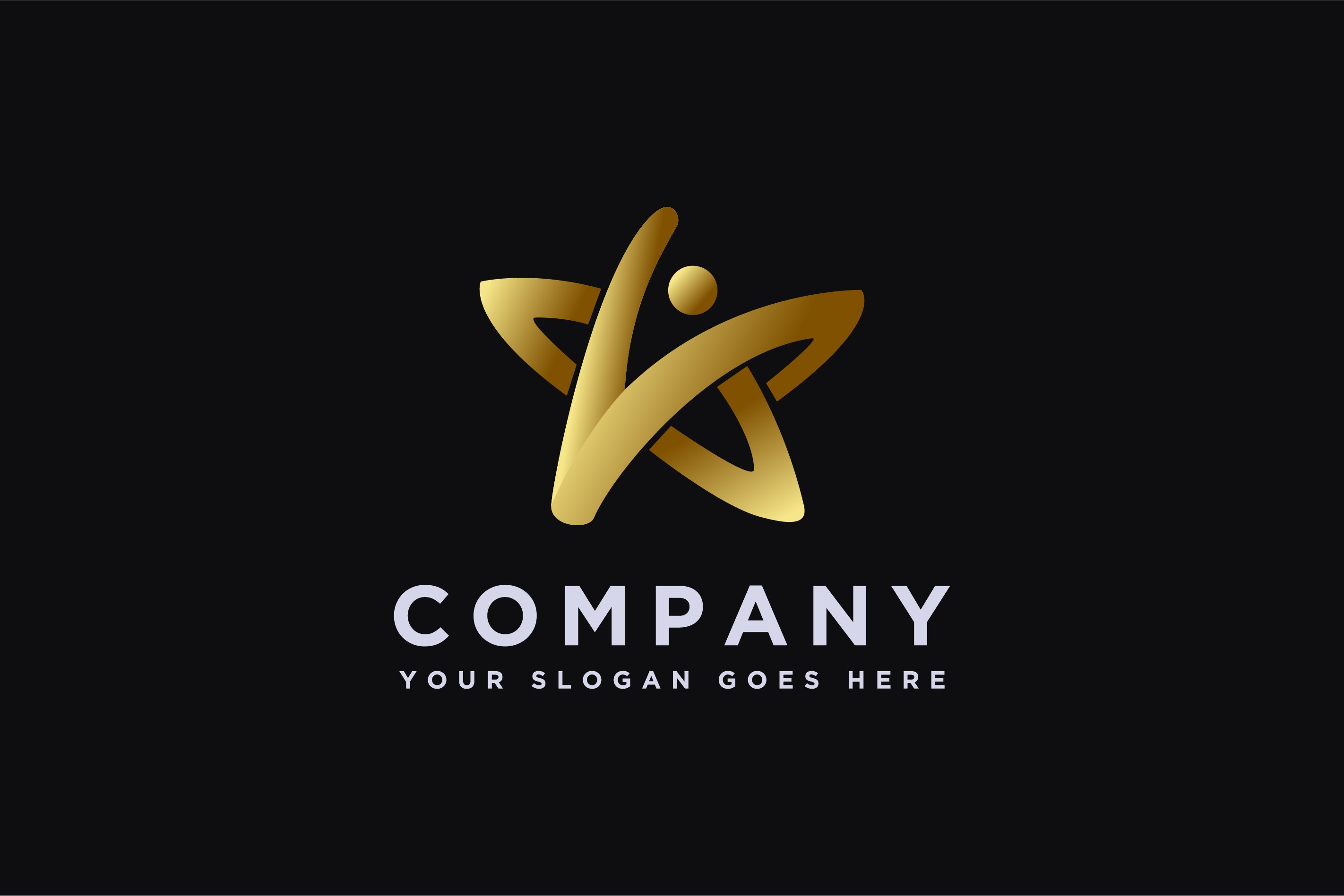 Abstract Human Logo