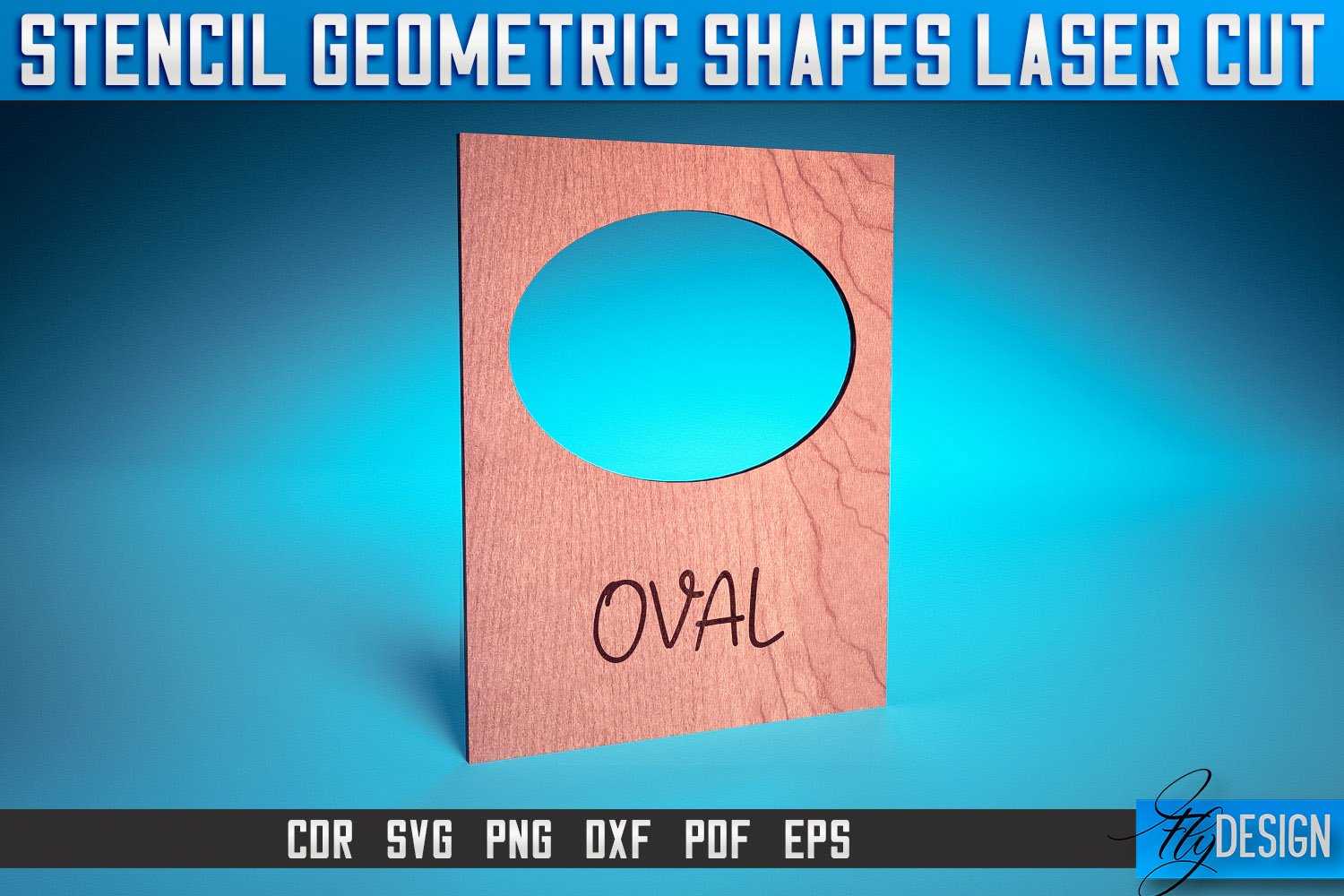 Oval Shape Stencil