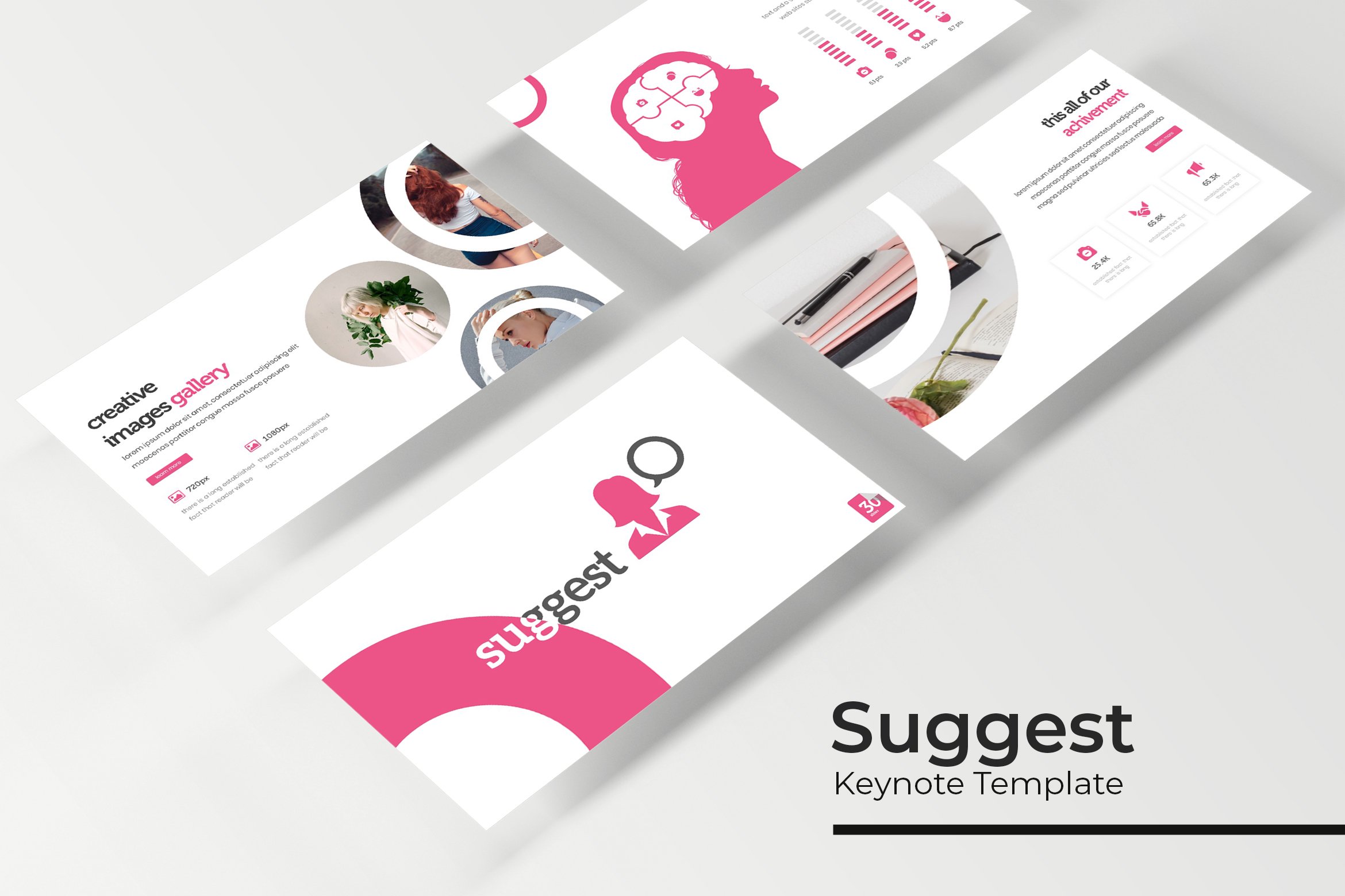 Suggest Keynote Template (1666384) | Powerpoint | Design Bundles