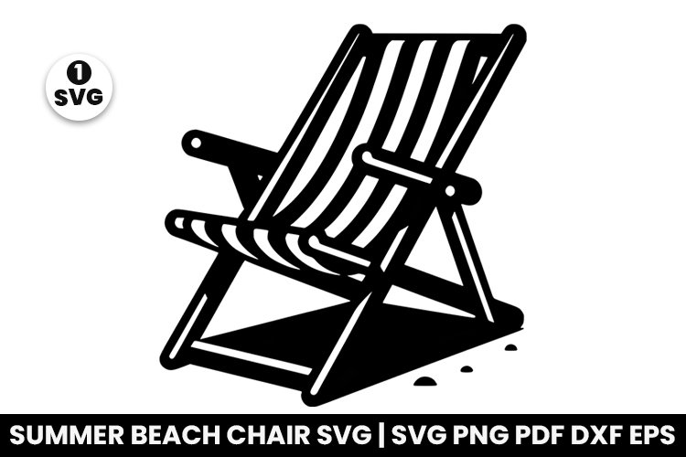 Beach Chair Svg Beach Parasol And Beach Chair Royalty Free SVG,