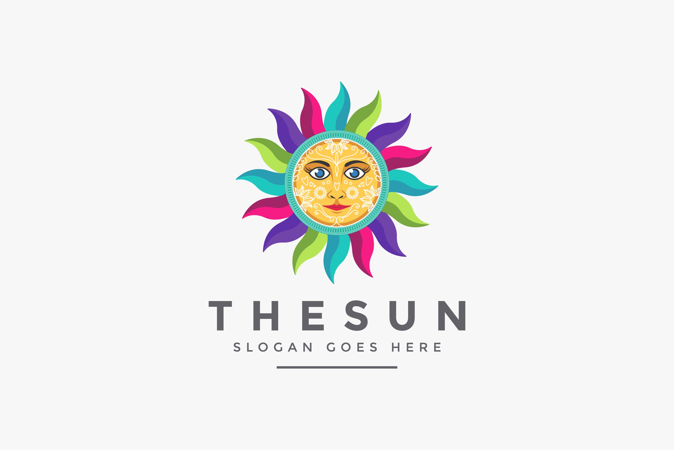 Sun Face Logo
