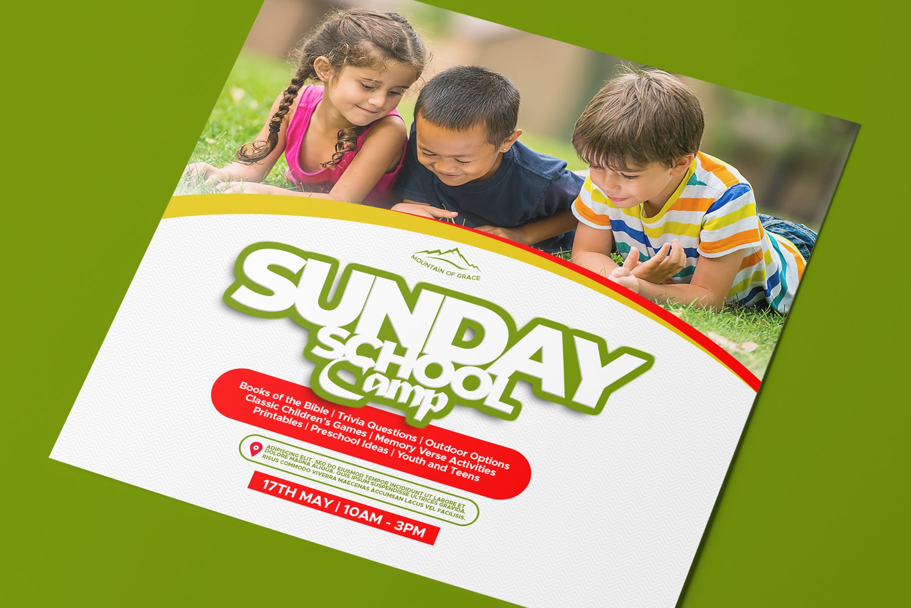 School Leaflet Template