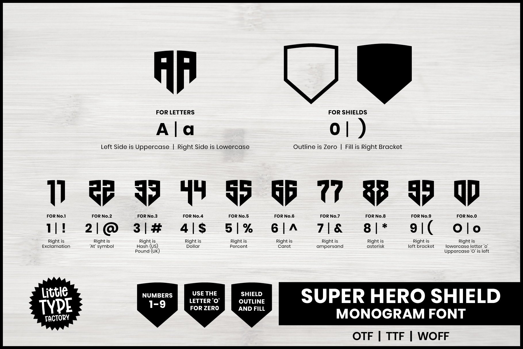 Superhero Shield Font
