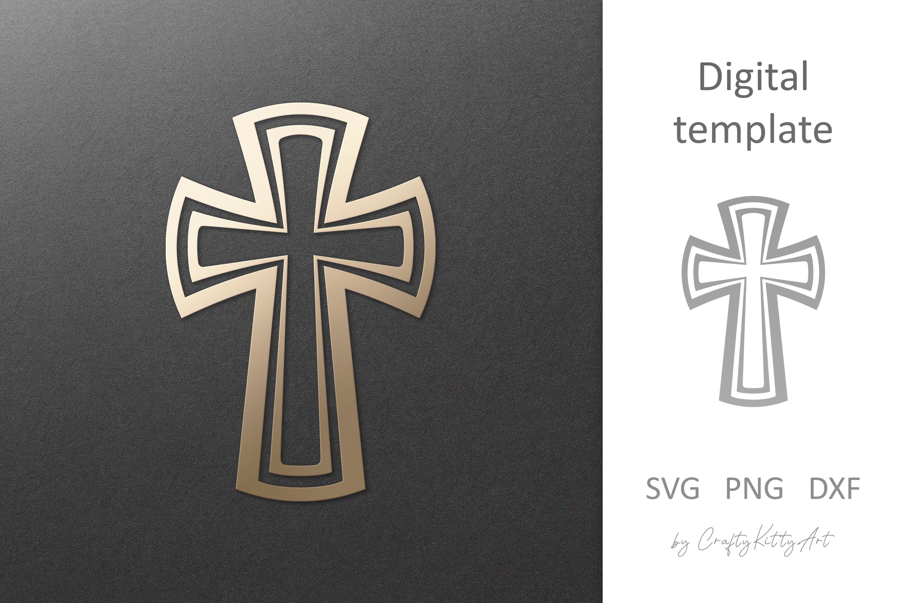 Decorative Cross Template