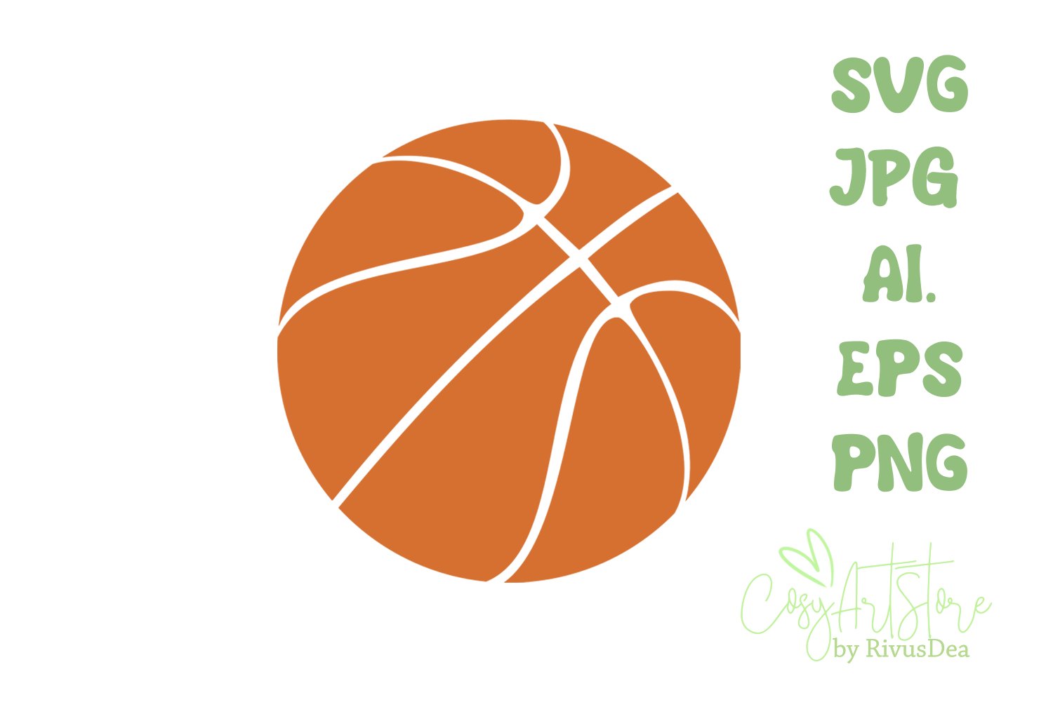 Orange Basketball Clipart