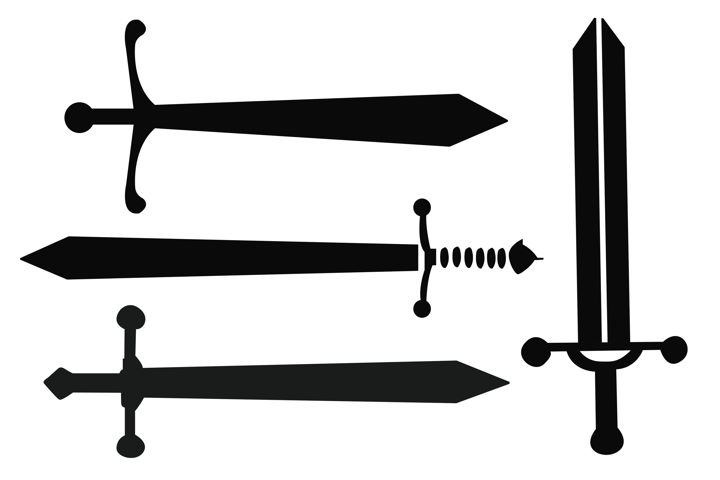 Shield And Sword Silhouette