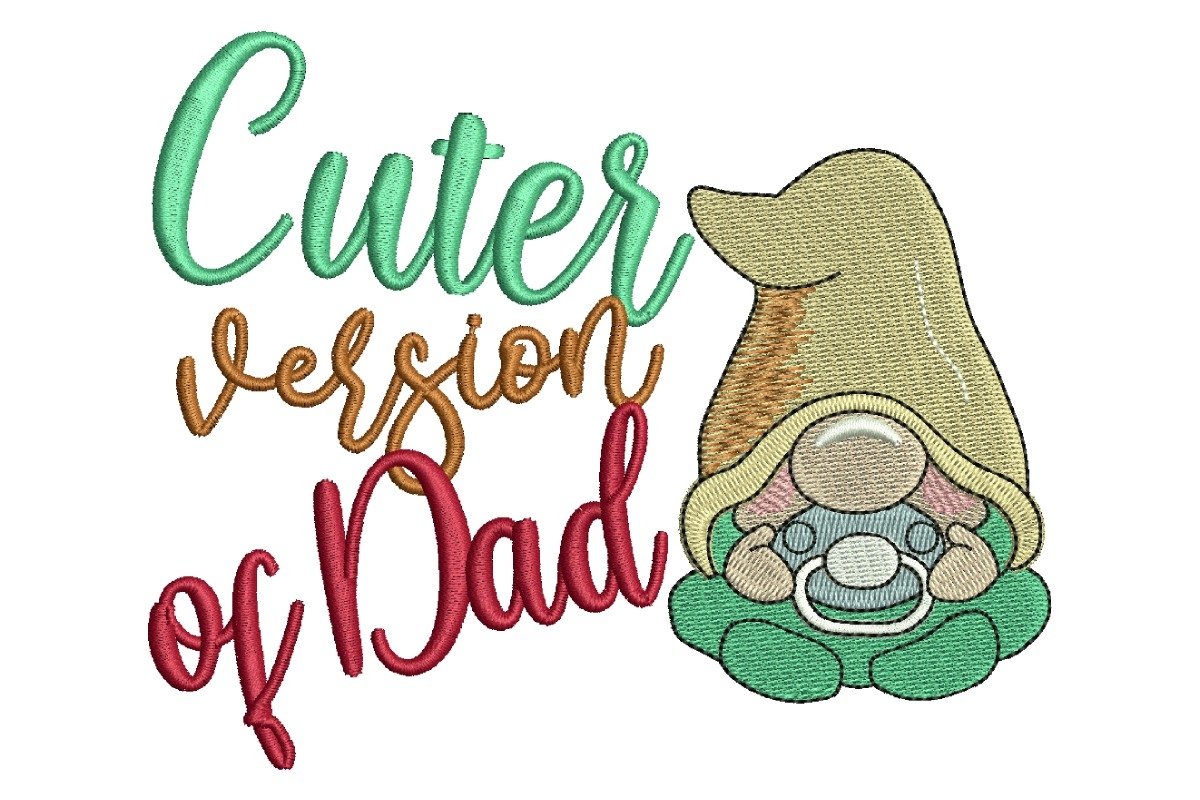 Cuter Version of Dad Embroidery Design (2237873) | Embroidery Designs ...