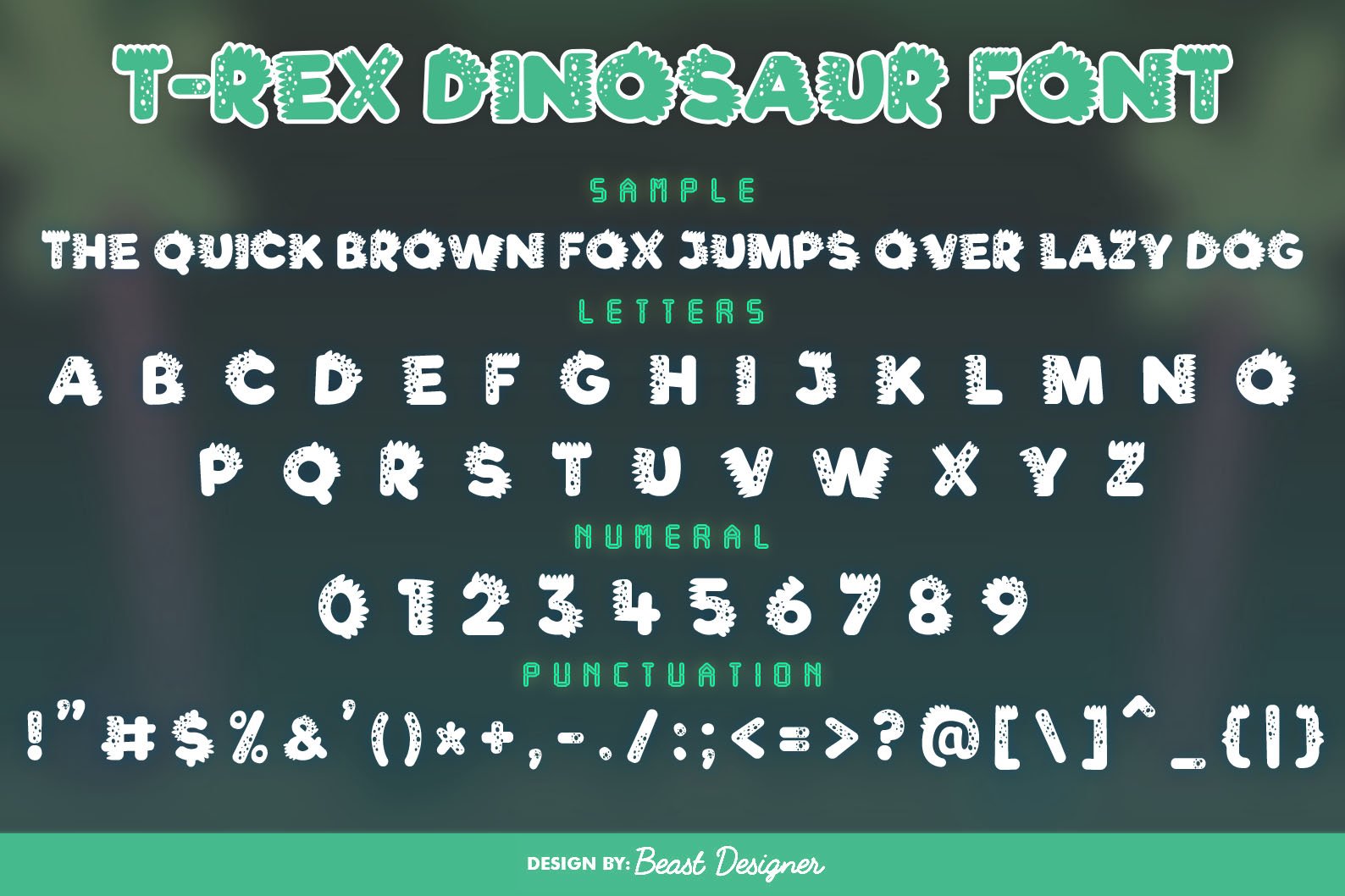 Dinosaur Font Copy And Paste