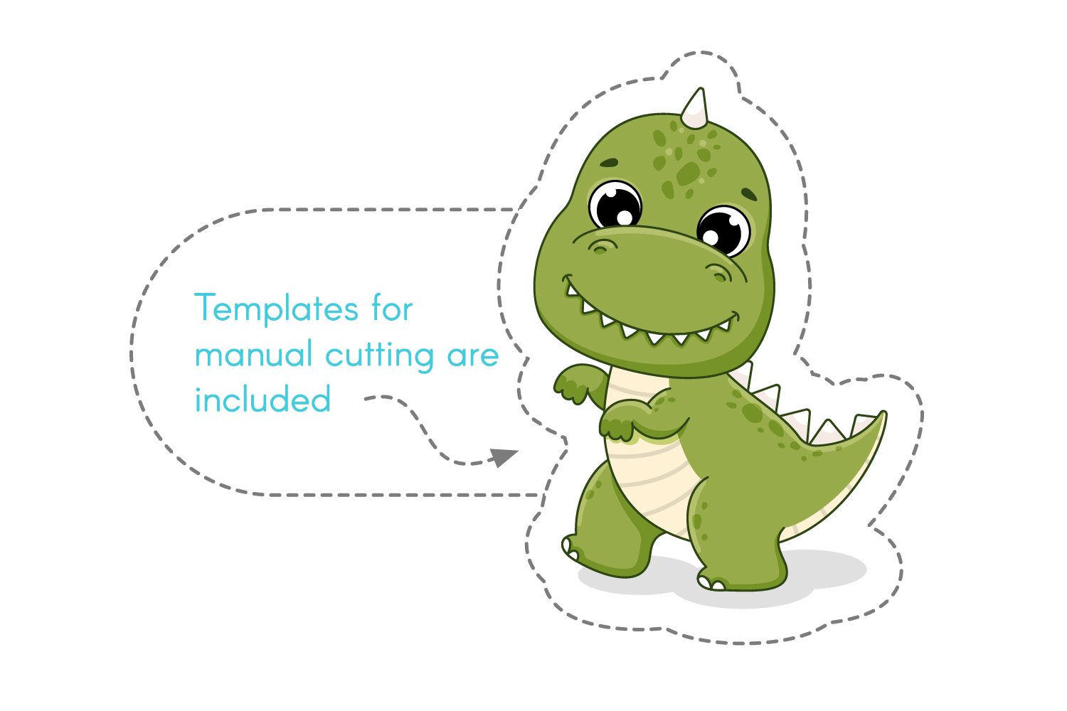 Baby Dinosaur Template