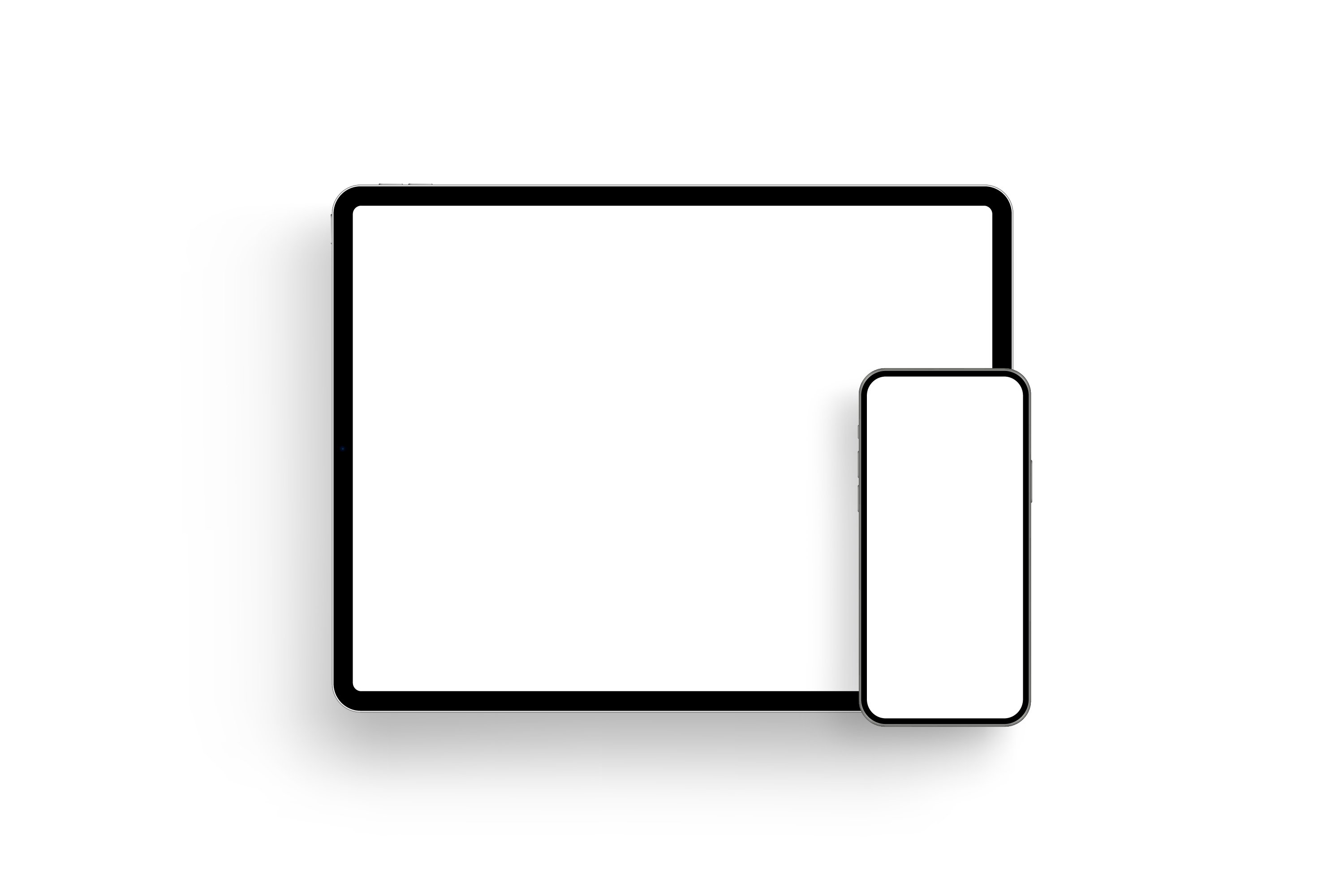 Black Tablet and Smartphone Mockup (1746840) | Vectors | Design Bundles