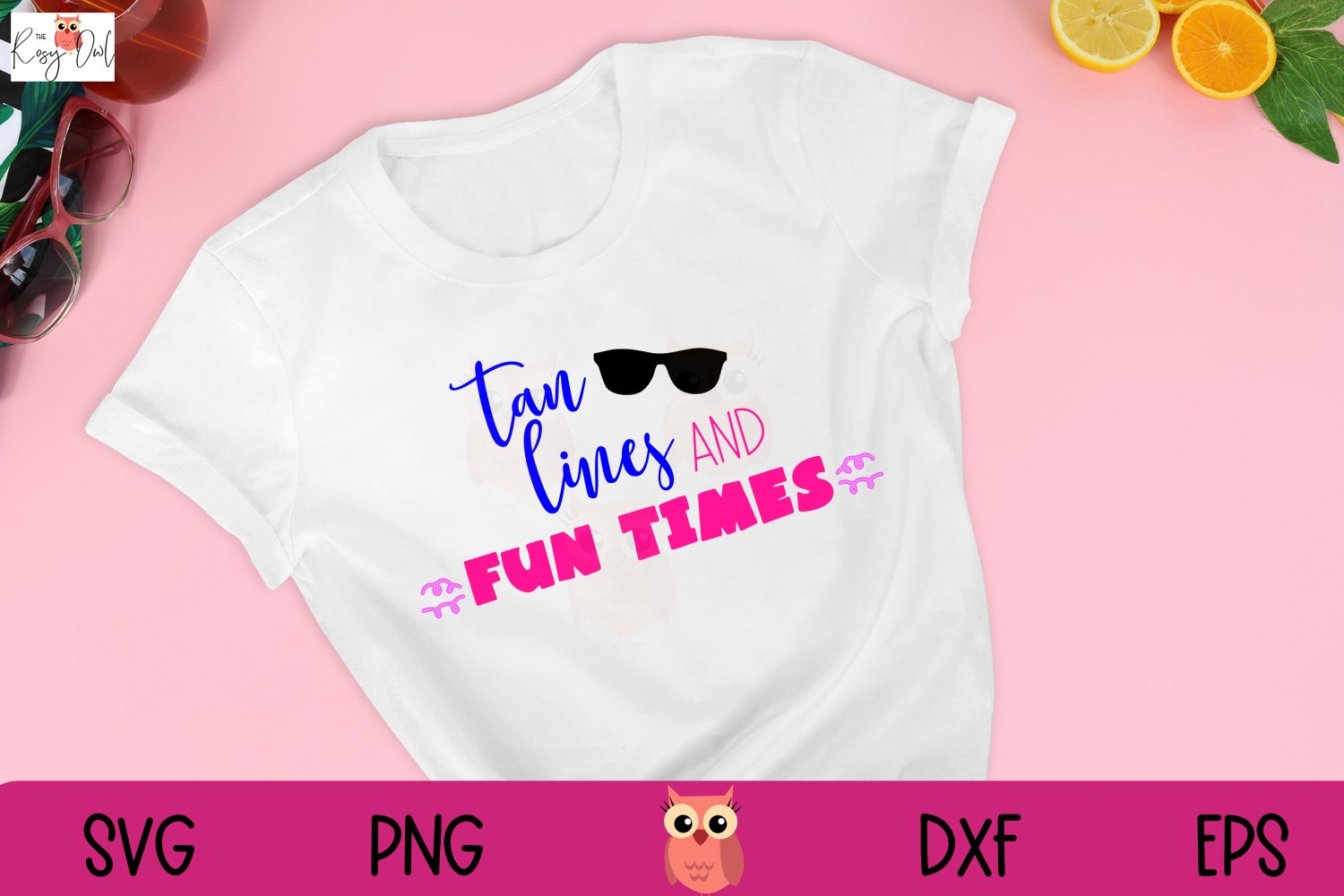 Tan Lines and Fun Times SVG | Summer Time (573059) | SVGs | Design Bundles