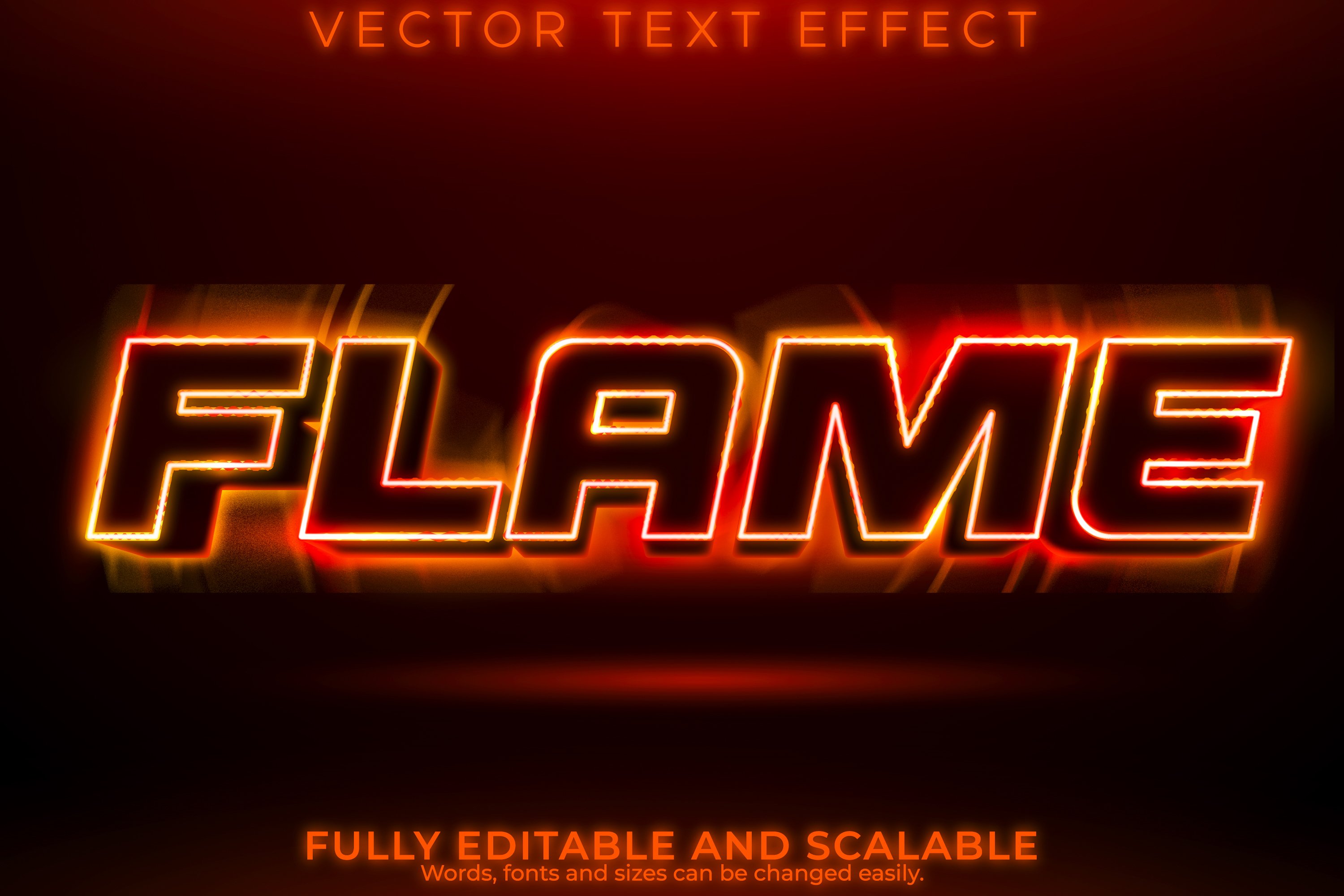 Fire text effect, editable flame and hell text style (1832872 ...