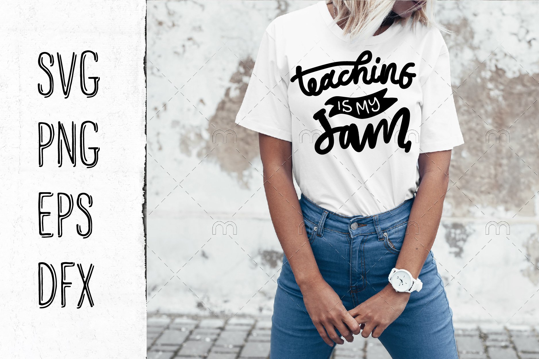 Teacher SVG cut file| Teaching is my jam (1364425) | SVGs | Design Bundles