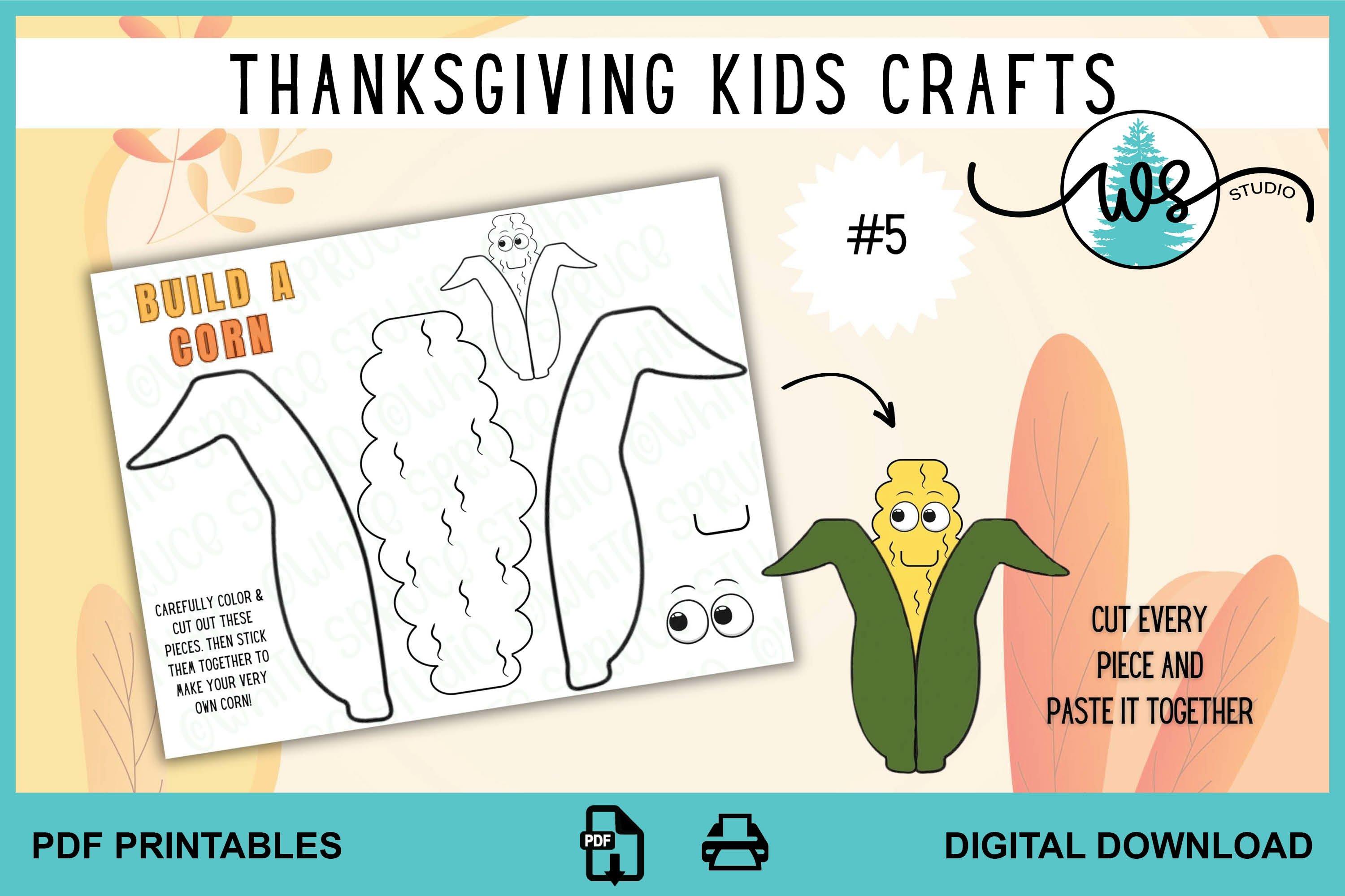 thanksgiving crafts and coloring pages