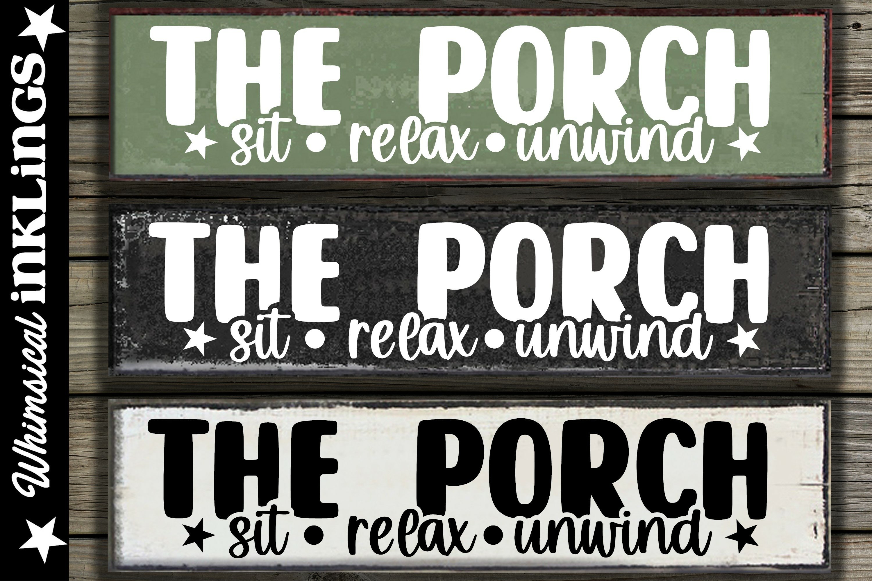 The Porch-Porch Sign SVG (1410362) | SVGs | Design Bundles