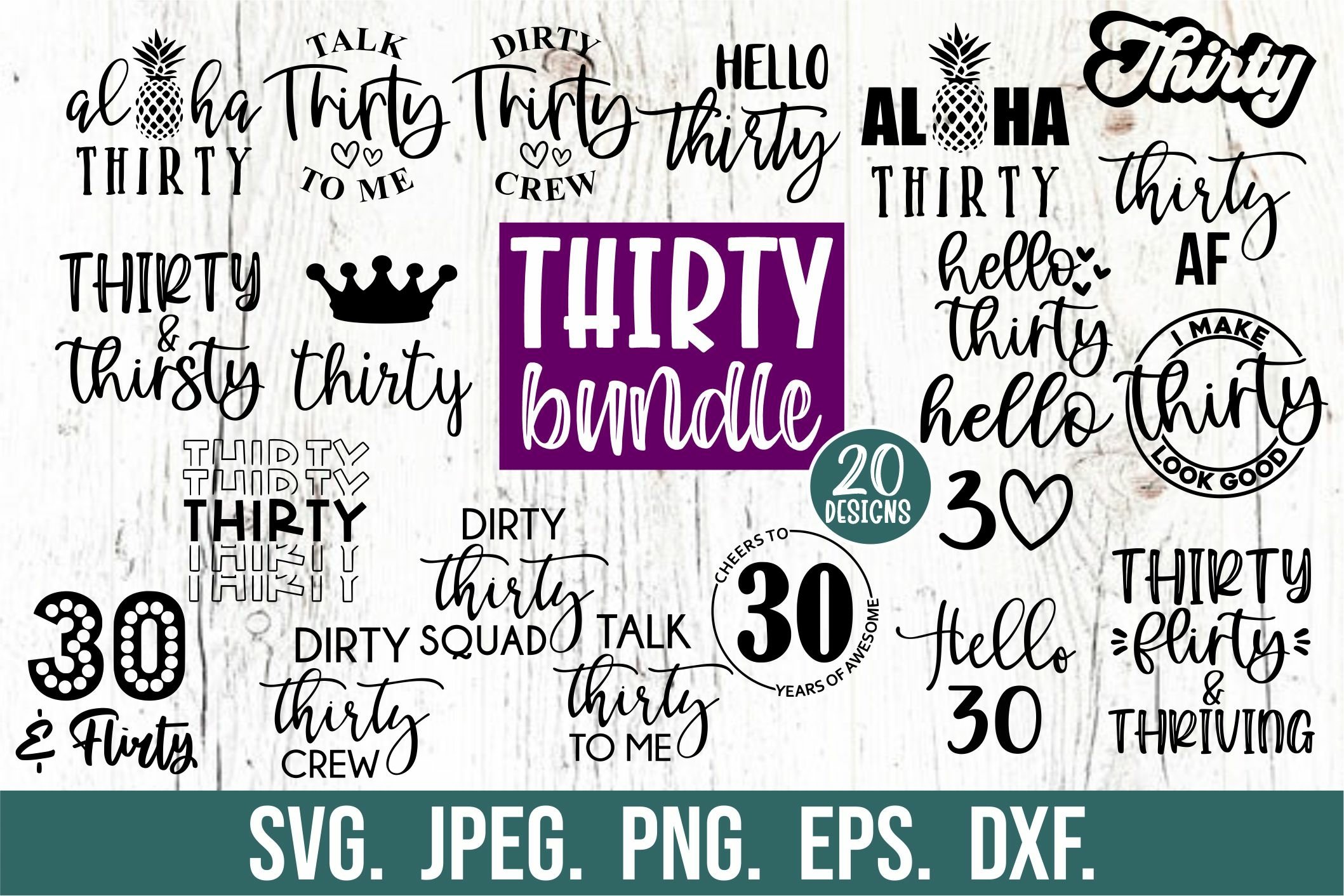 Thirsty Thirty Svg