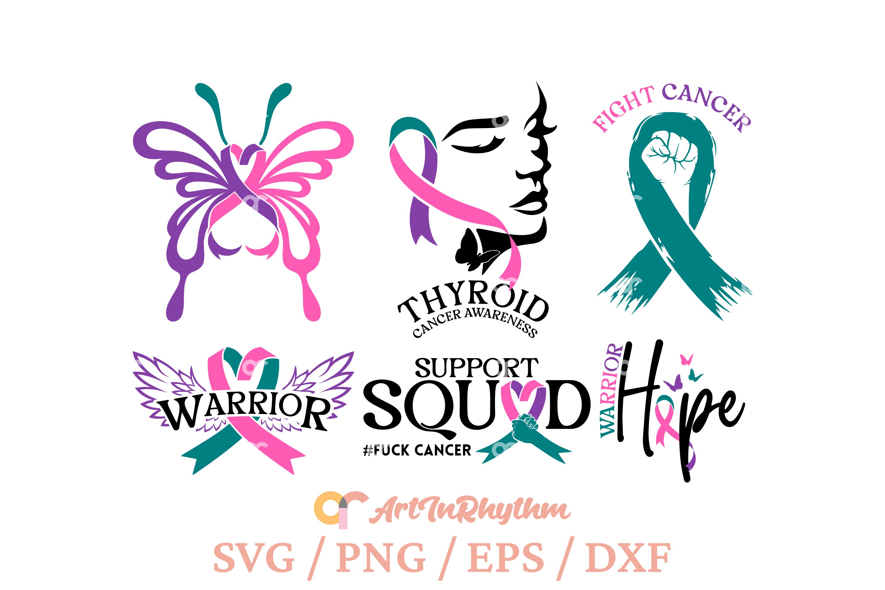 Thyroid Cancer Ribbon