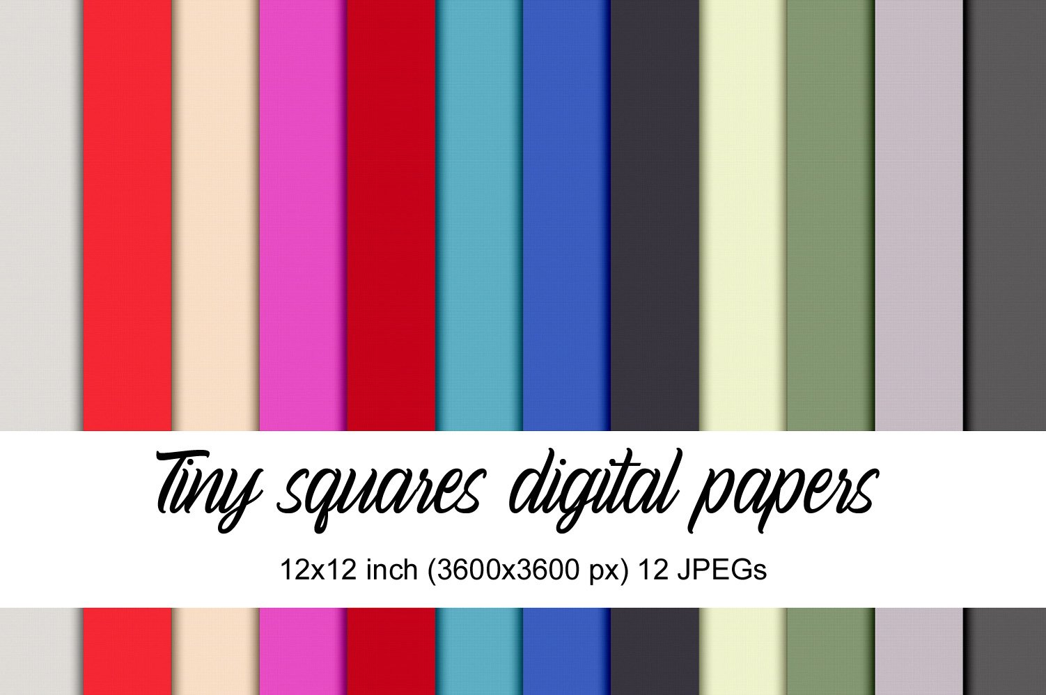 Tiny squares digital papers