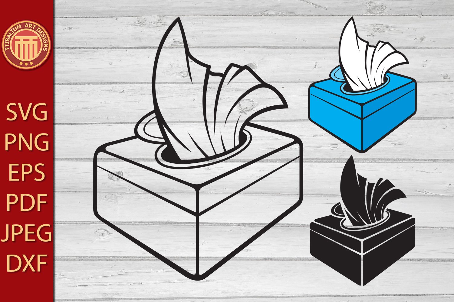 Tissue Boxes - eps, jpg, dxf, svg, pdf, png files (2238281)