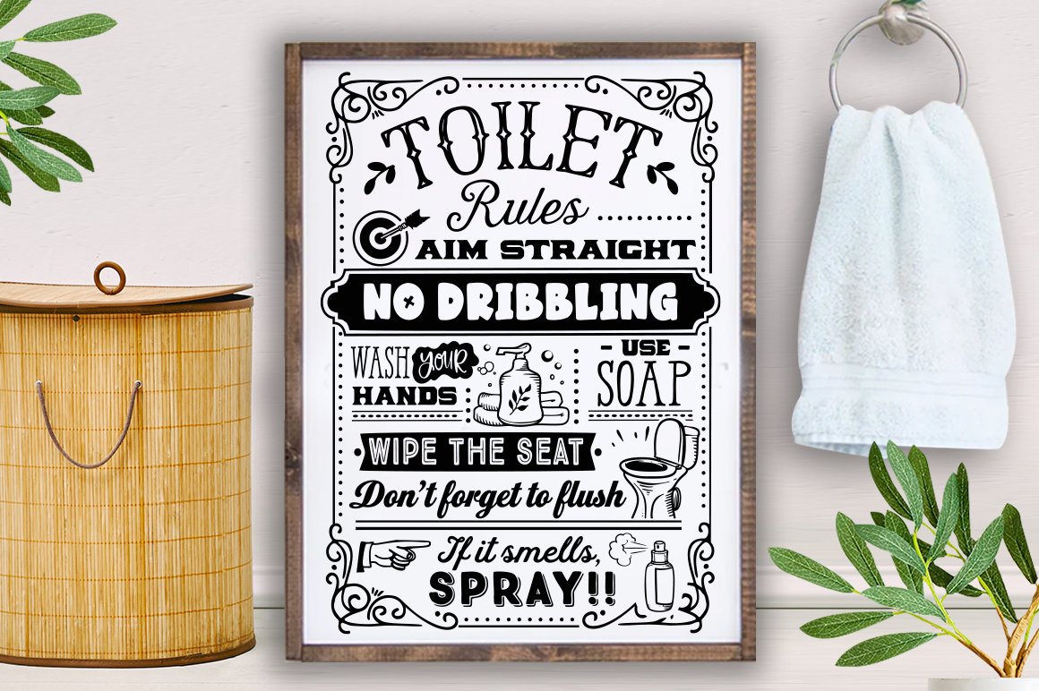 Funny Bathroom Rules