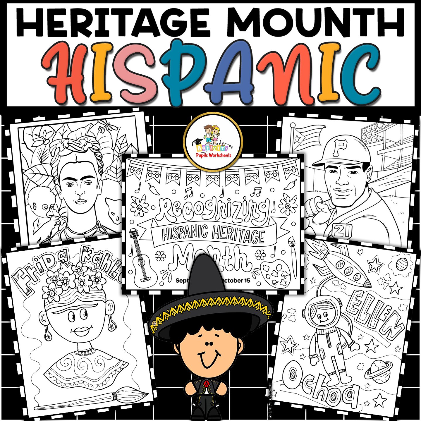 Hispanic Heritage Coloring Pages For Kids [2025]